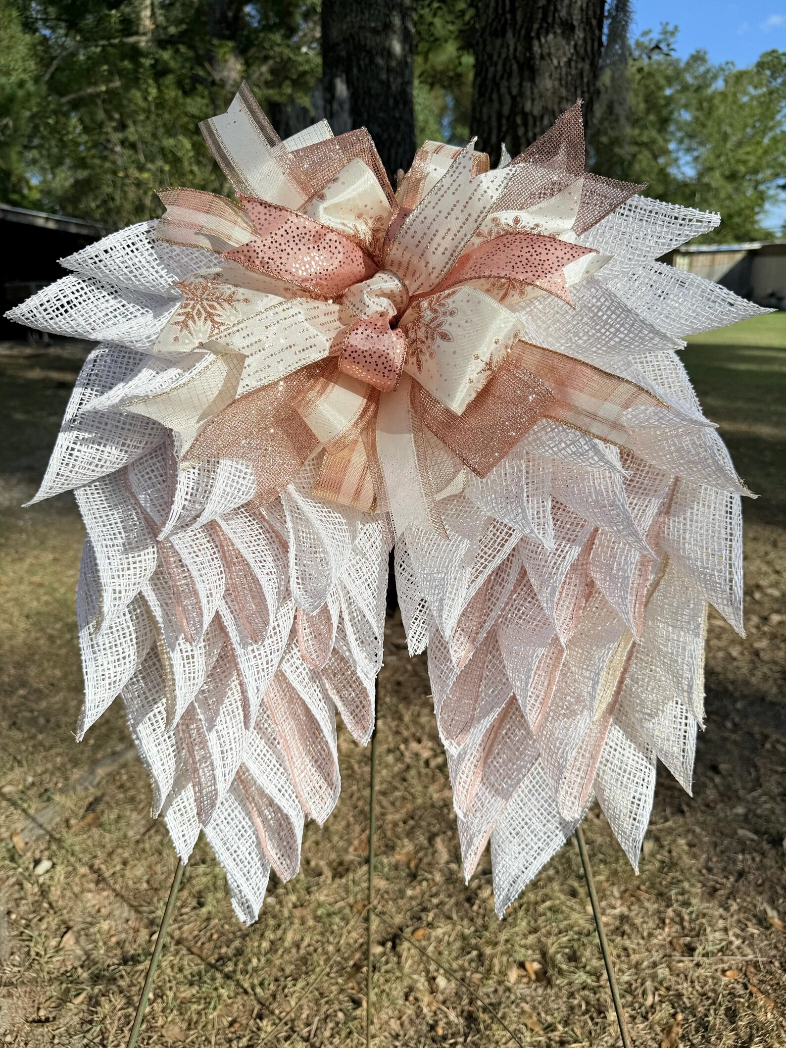 Angel Wing Wreath (NEW COLOR OPTIONS) - Etsy