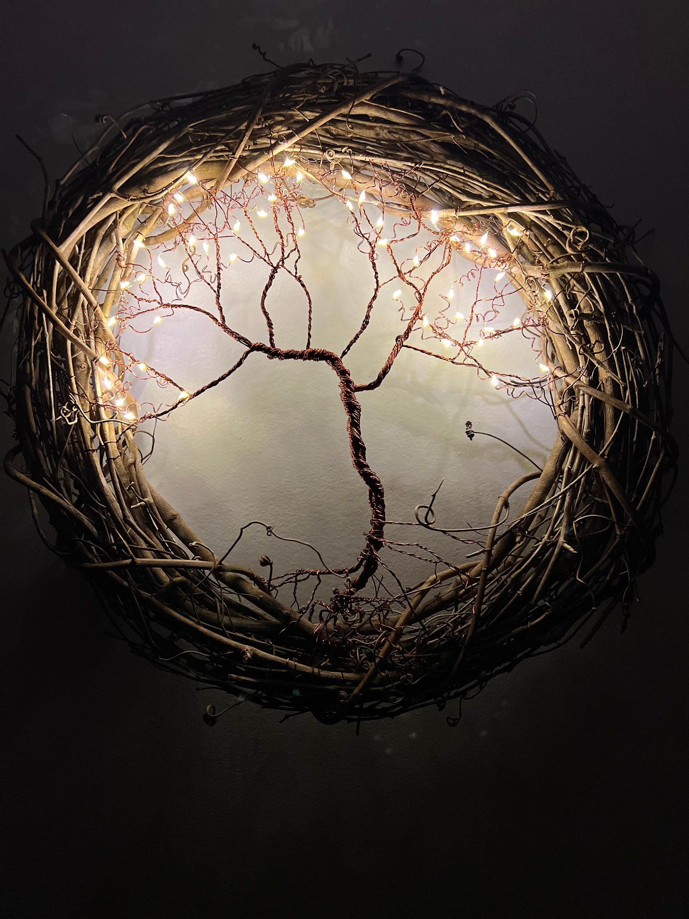 Tree of Life With Copper and LED Lights - Etsy