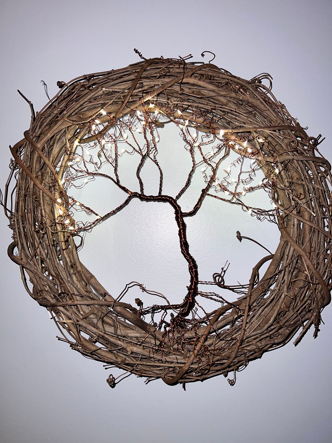 Tree of Life With Copper and LED Lights - Etsy