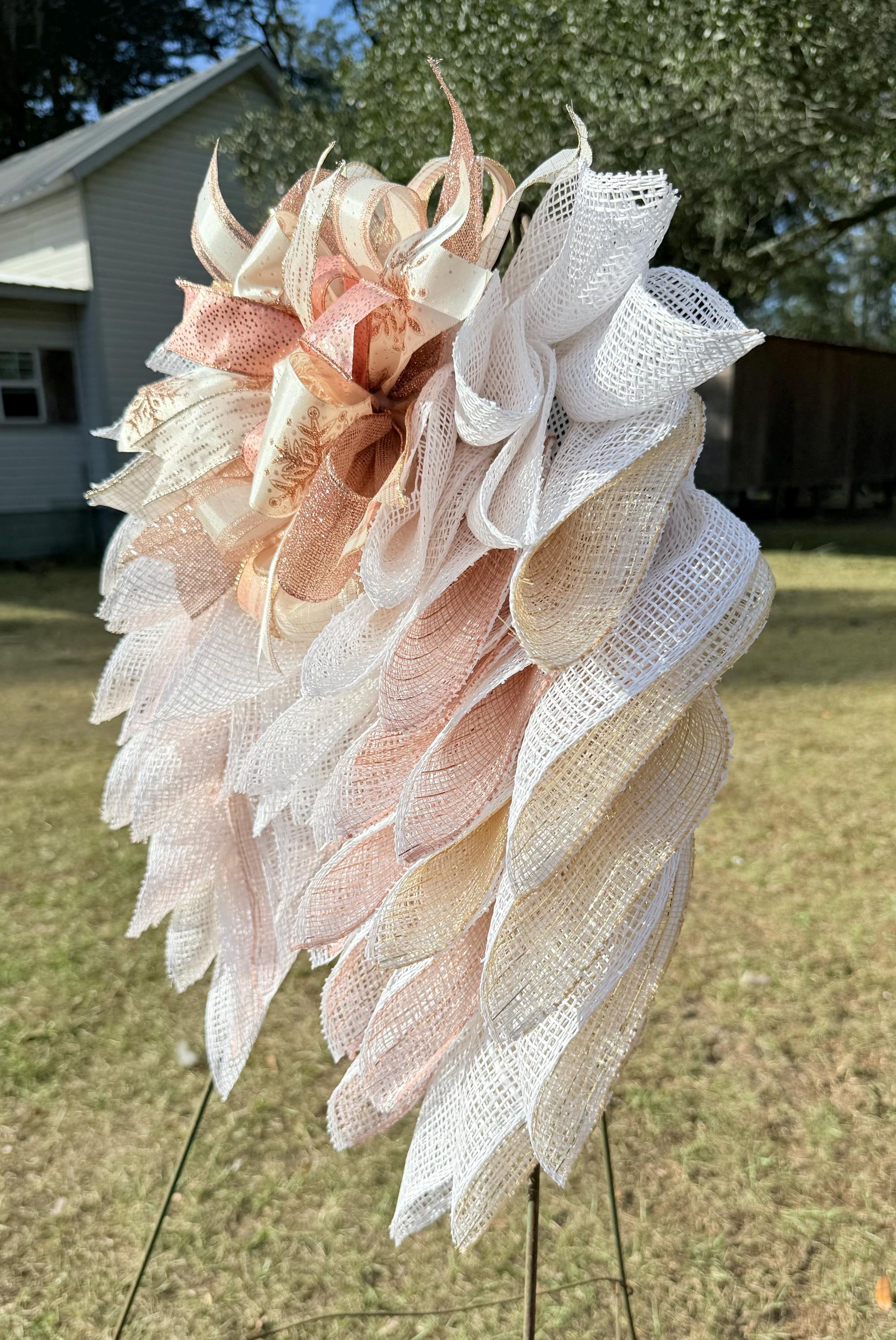Angel Wing Wreath (NEW COLOR OPTIONS) - Etsy