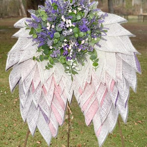 Angel Wing Wreath (NEW COLOR OPTIONS) - Etsy