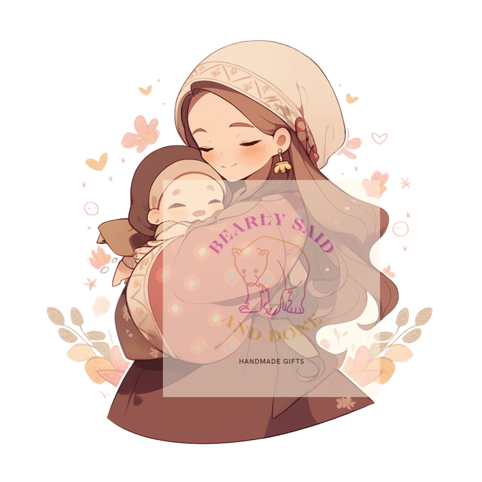 Mom and Baby Clipart 9 Chibi Clipart of Moms and Babies, Motherhood ...