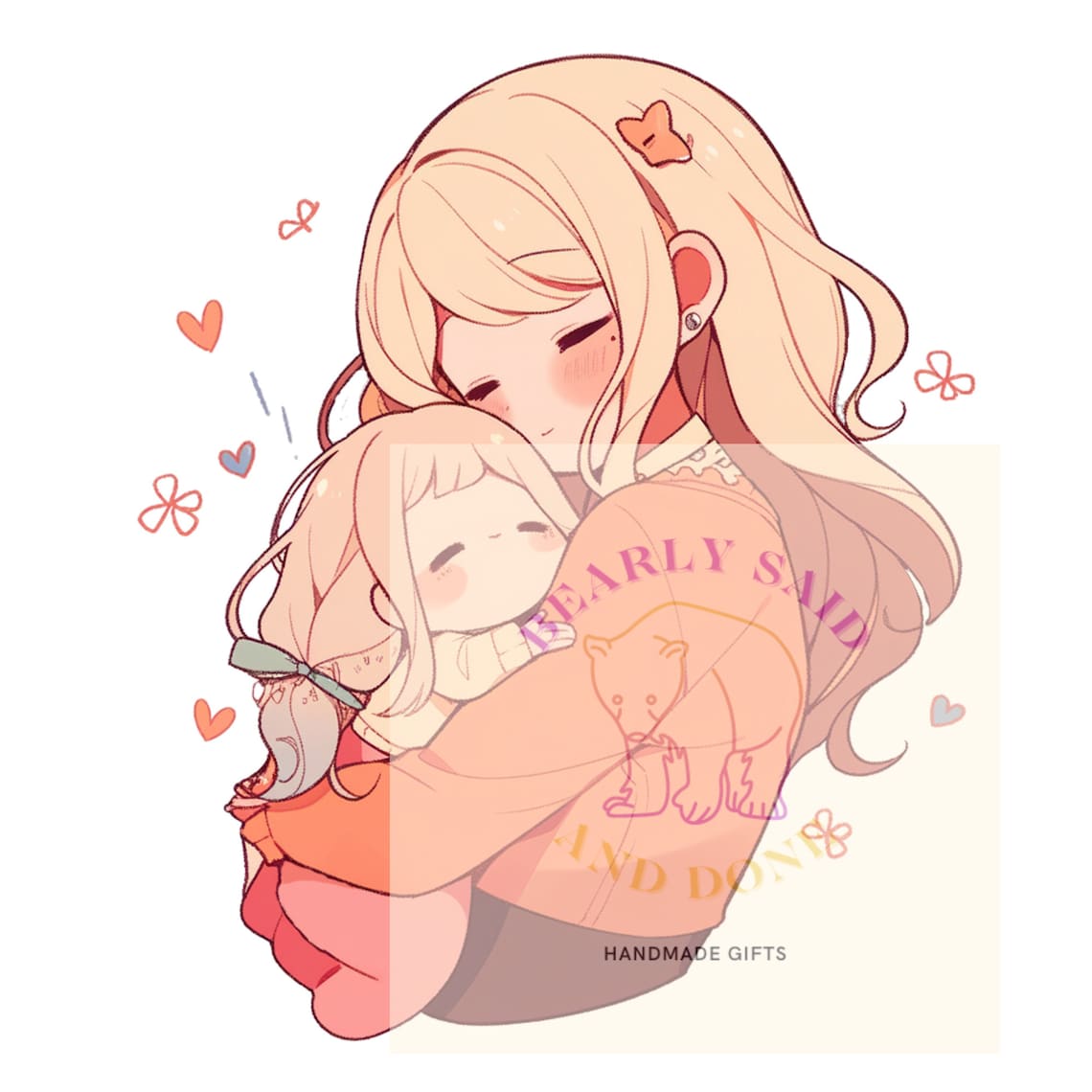 Mom and Baby Clipart 9 Chibi Clipart of Moms and Babies, Motherhood ...