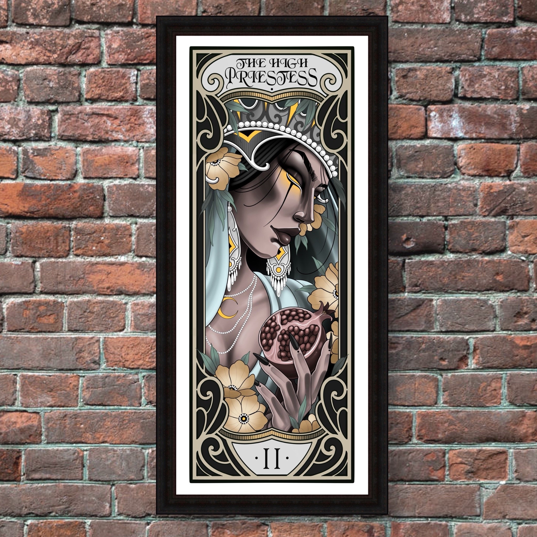 The High Priestess Print - Etsy