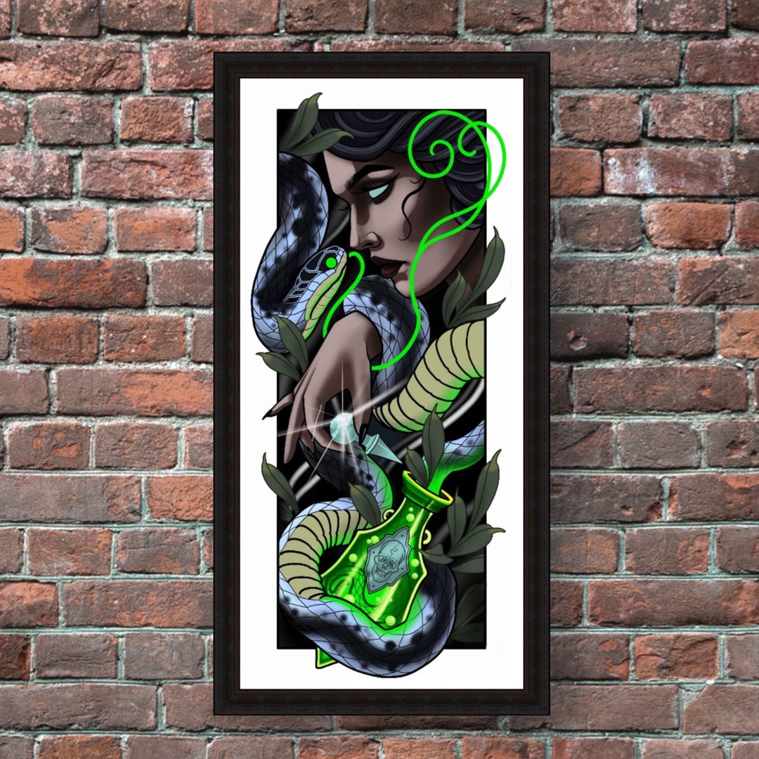 Potion Tattoo Print - Etsy