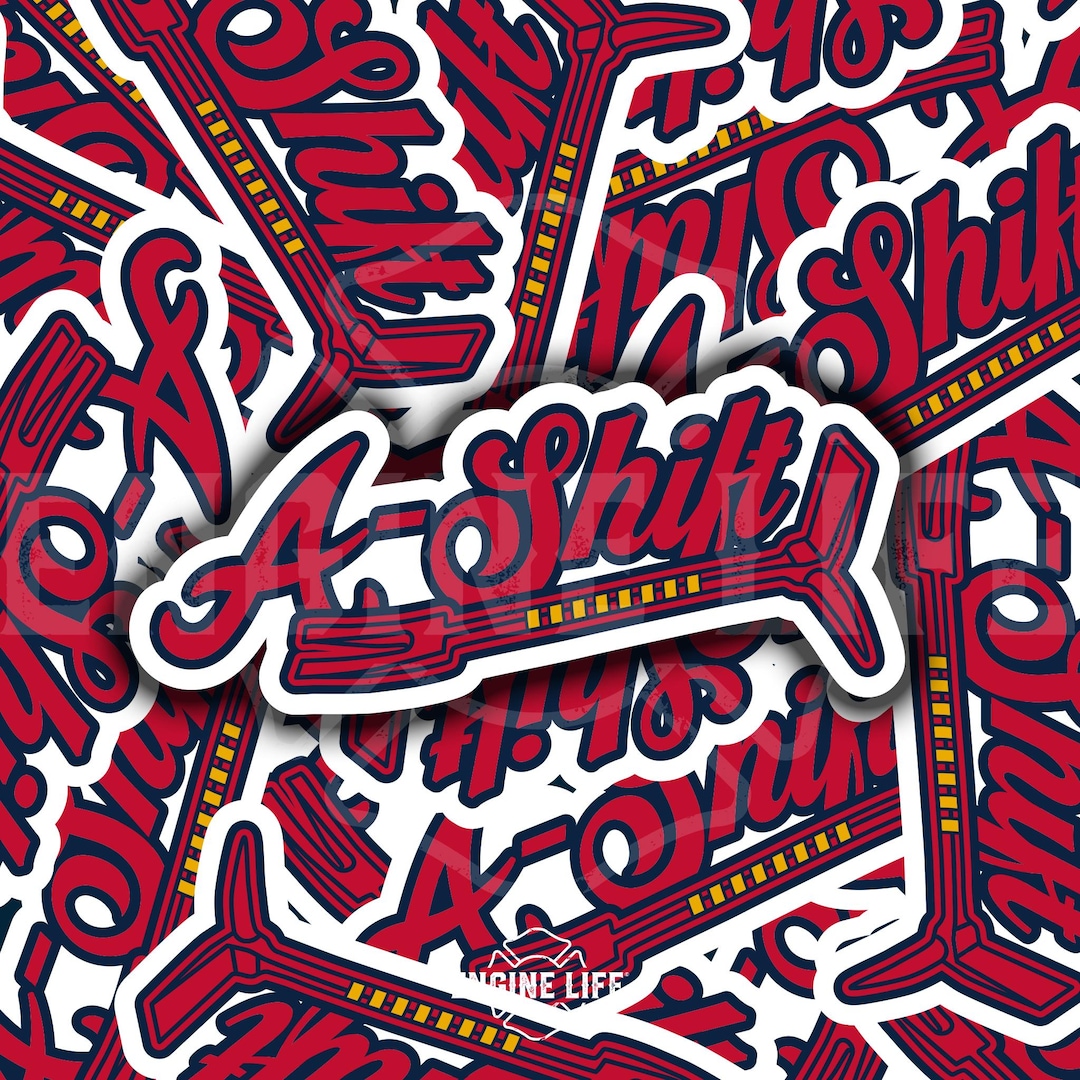 Braves Halligan Sticker | A-shift Firefighter Decal - Etsy