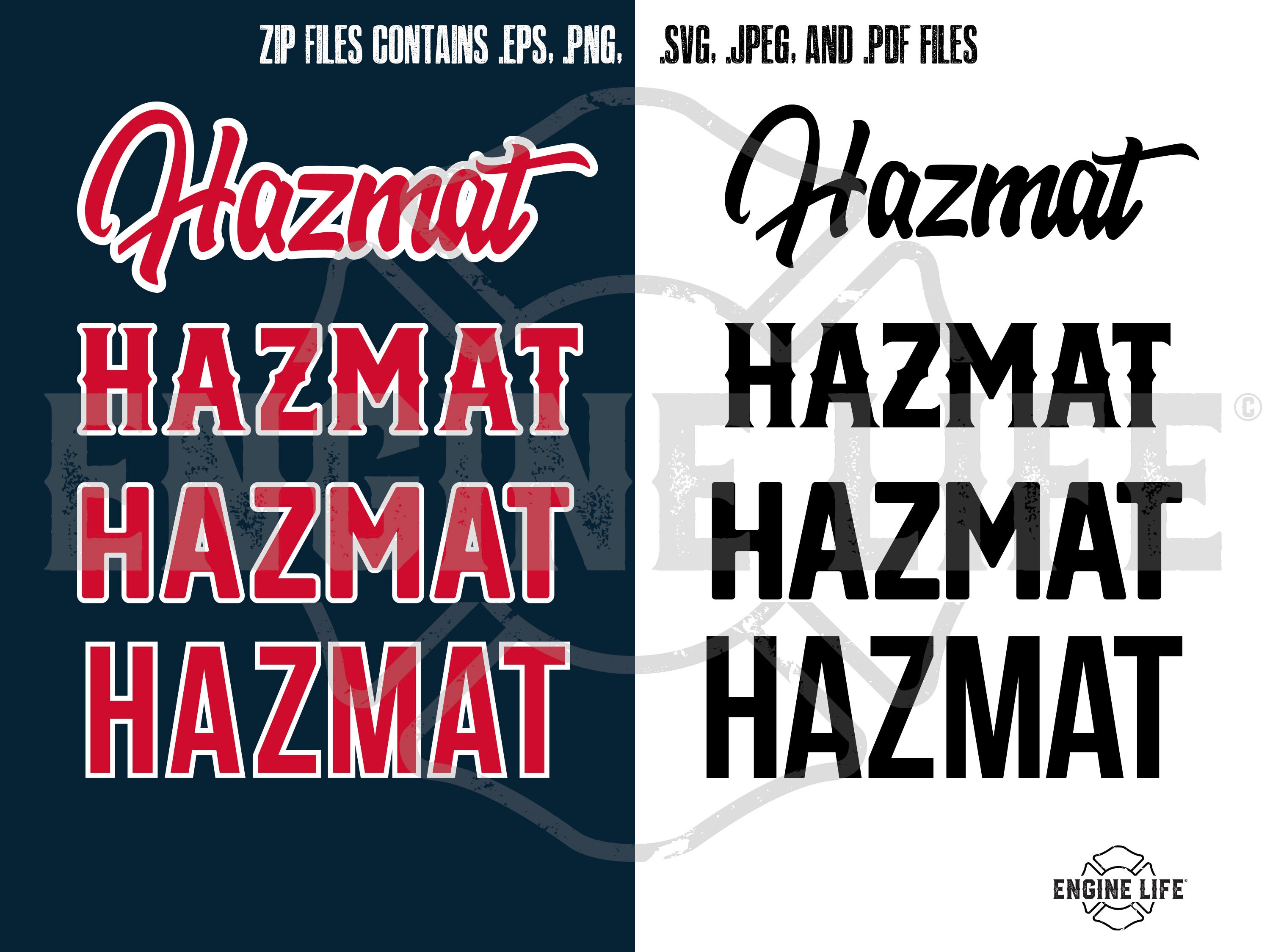 Engine Ladder Truck Company Station Battalion Hazmat Rescue Squad ...