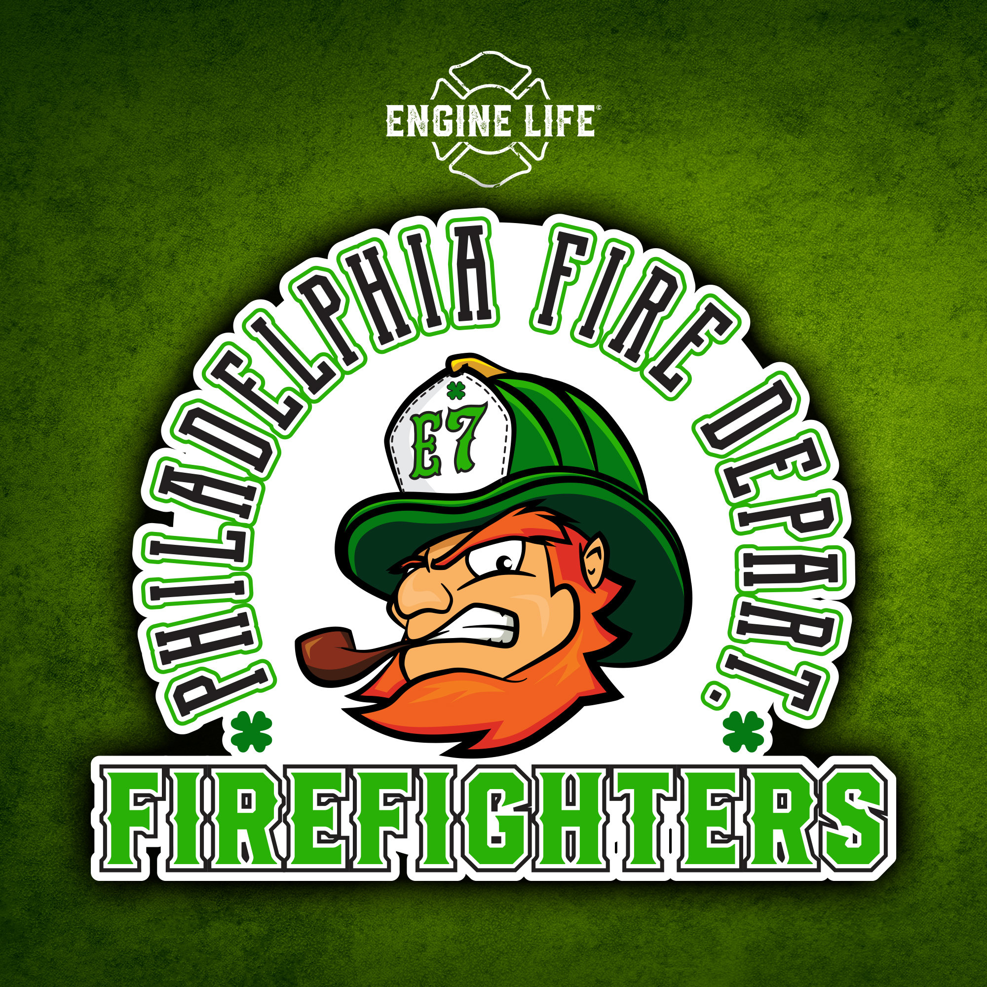 10 Custom St. Patricks Day Fire Department Sticker Fire Department ...