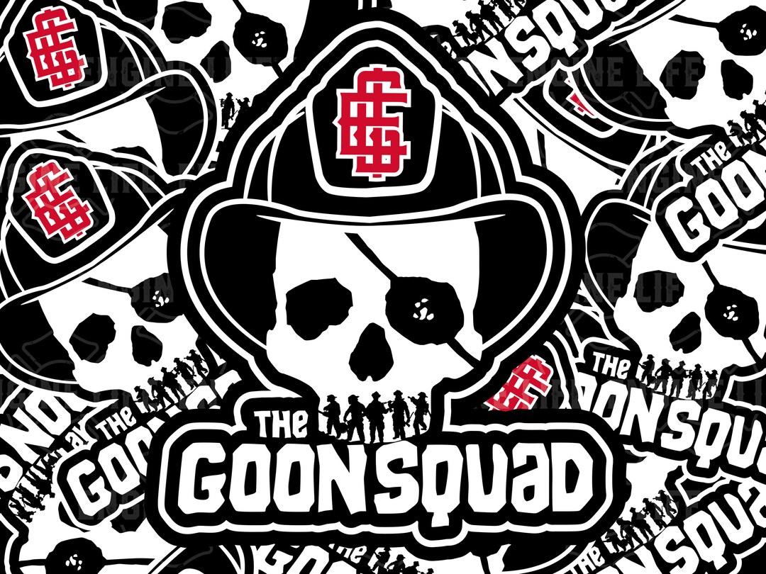 Firefighter Goon Squad Sticker for Firefighters Goon Squad Sticker - Etsy