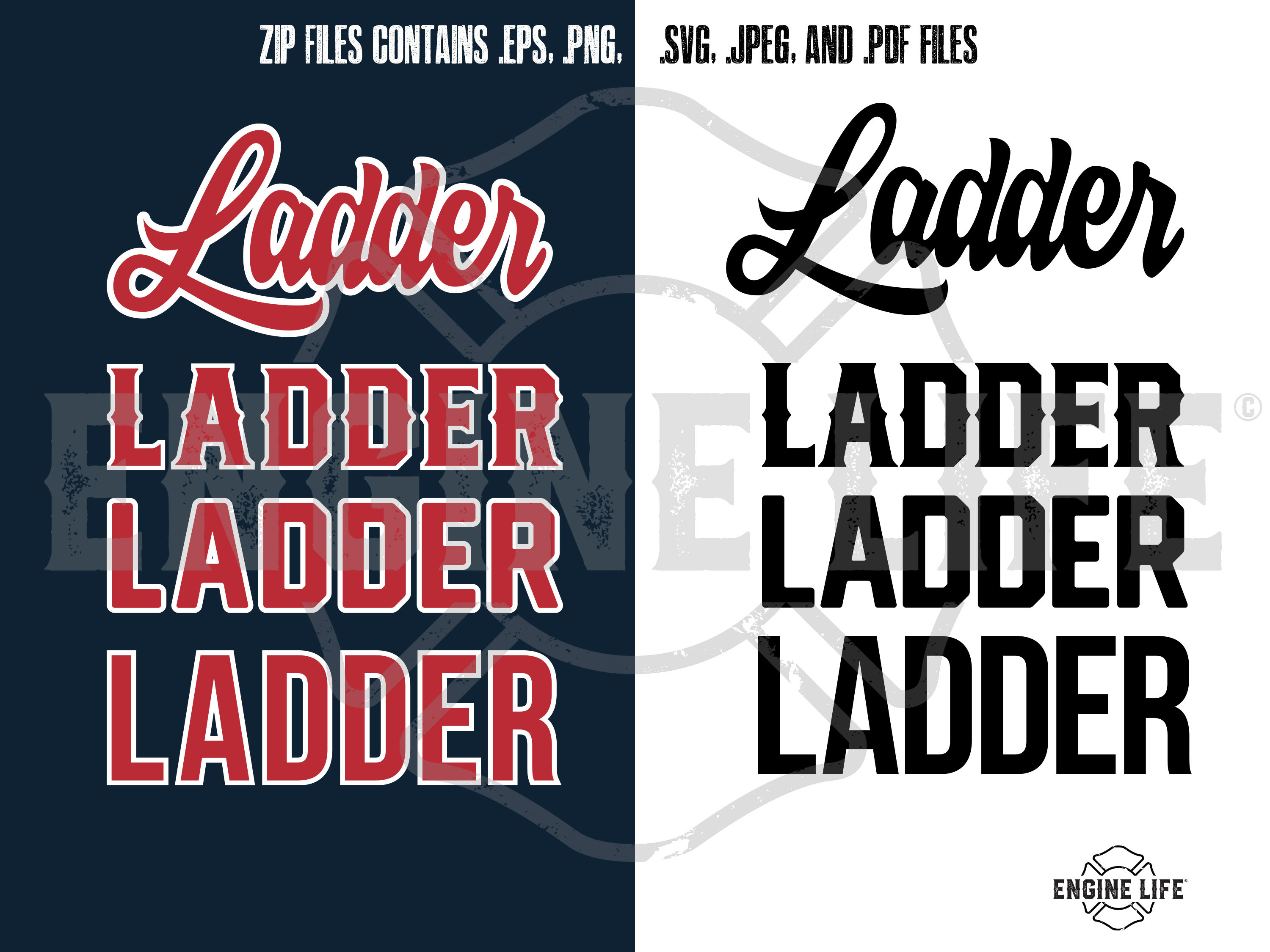 Engine Ladder Truck Company Station Battalion Hazmat Rescue Squad ...