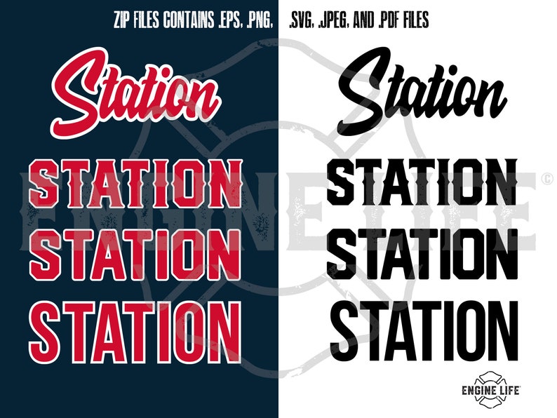 Engine Ladder Truck Company Station Battalion Hazmat Rescue Squad ...