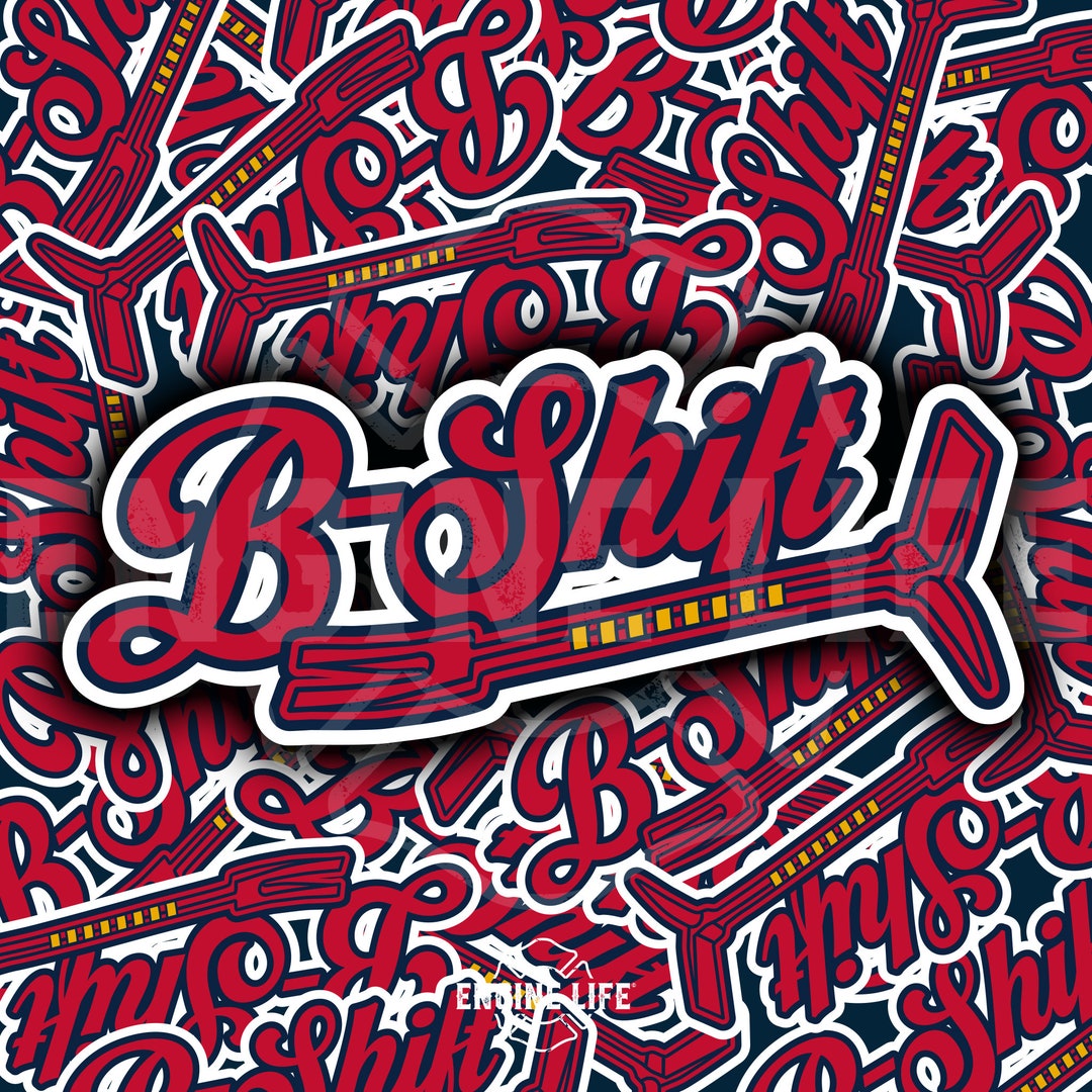 B-shift Braves Halligan Sticker: Firefighter Baseball Decal - Etsy