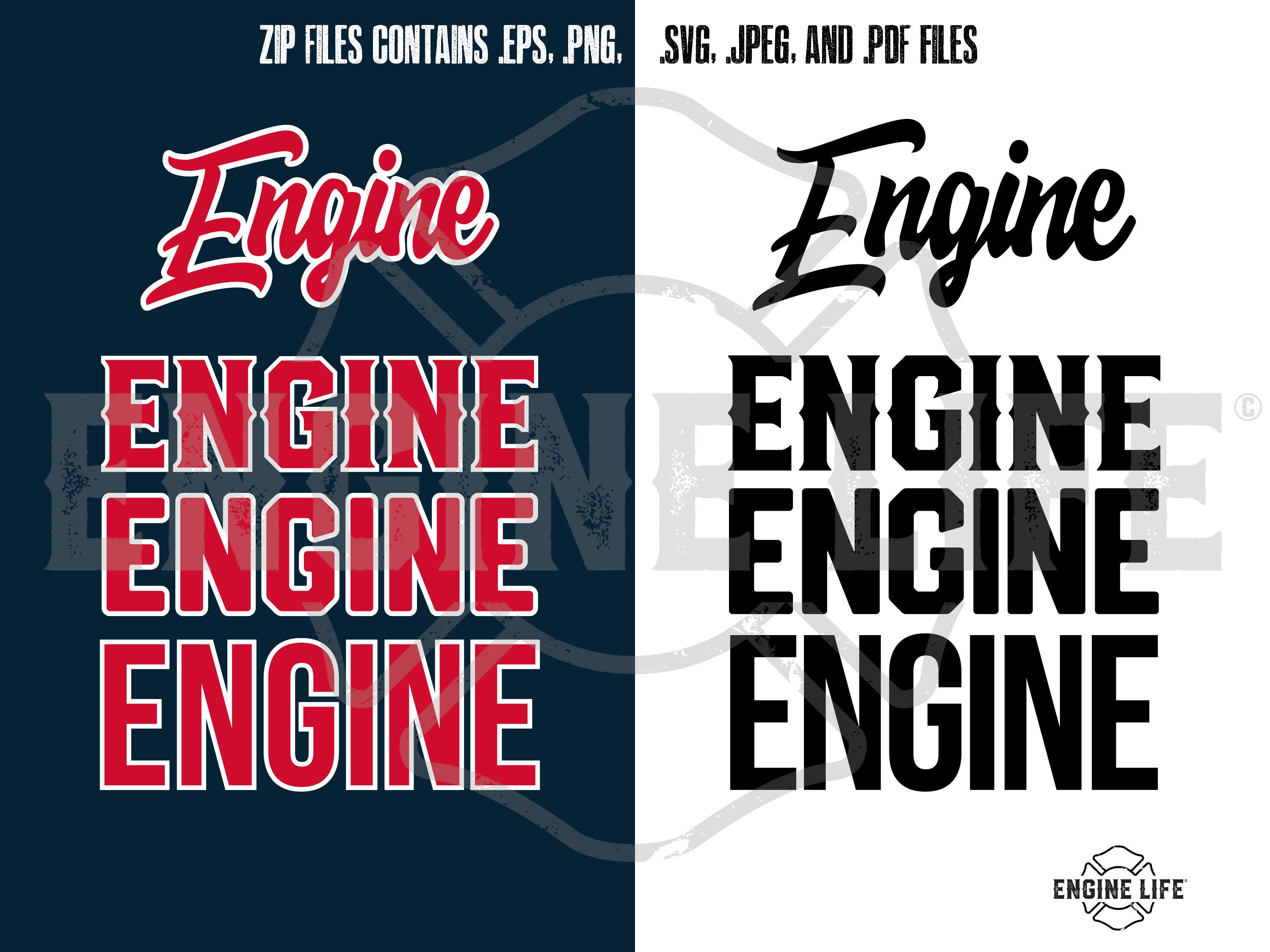 Engine Ladder Truck Company Station Battalion Hazmat Rescue Squad ...