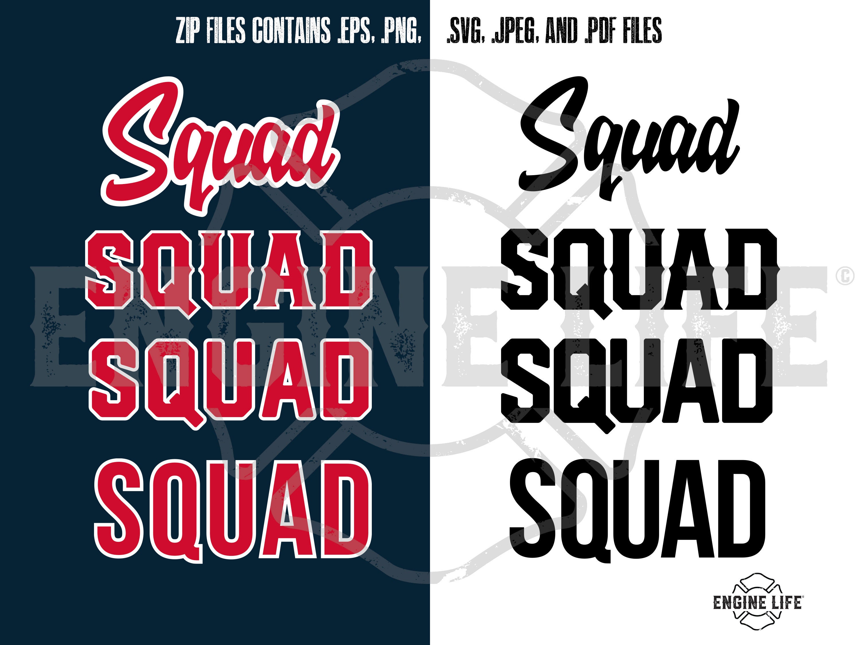 Engine Ladder Truck Company Station Battalion Hazmat Rescue Squad ...