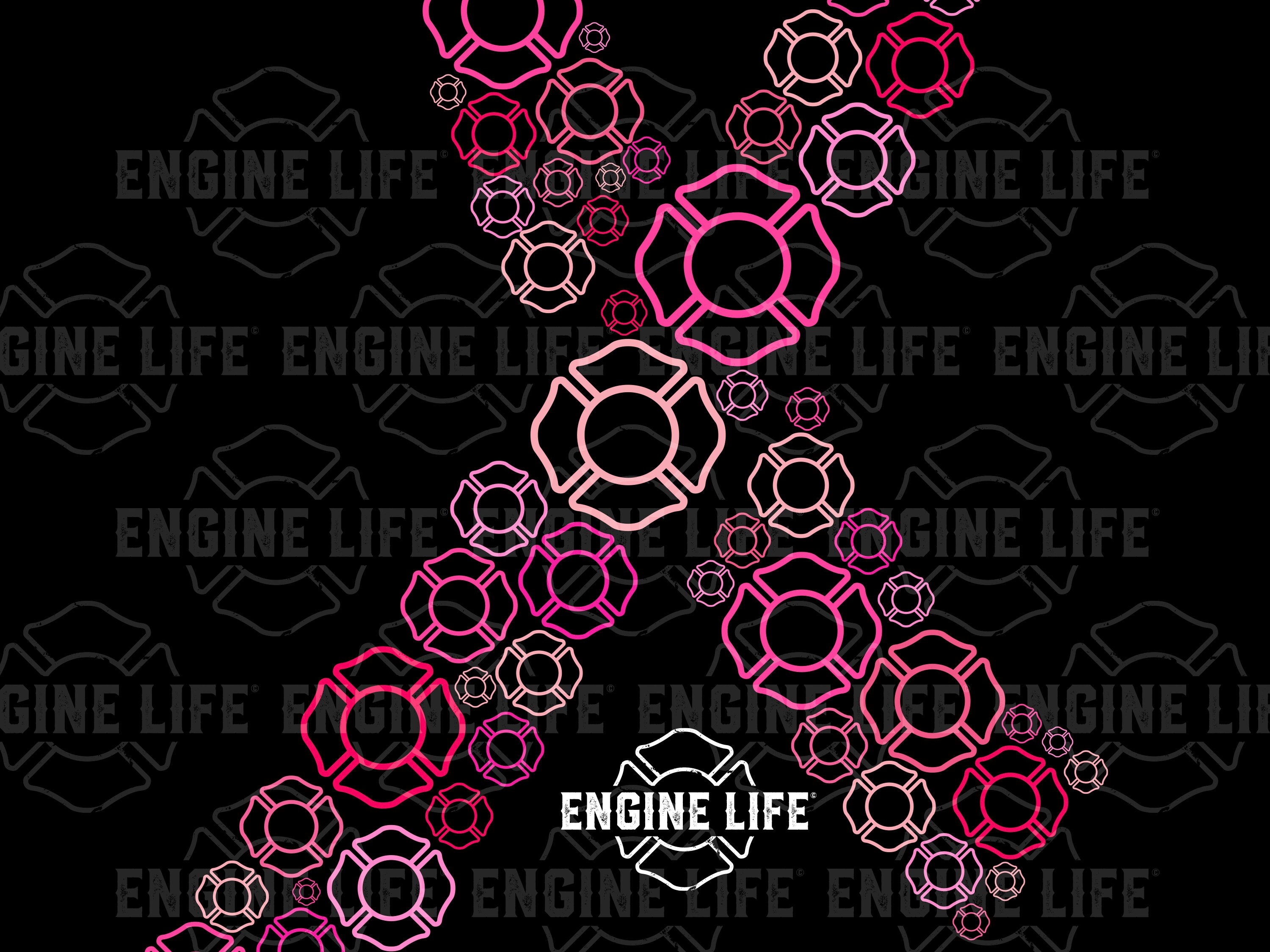 Firefighter Breast Cancer Awareness Ribbon: Maltese Cross SVG (digital ...