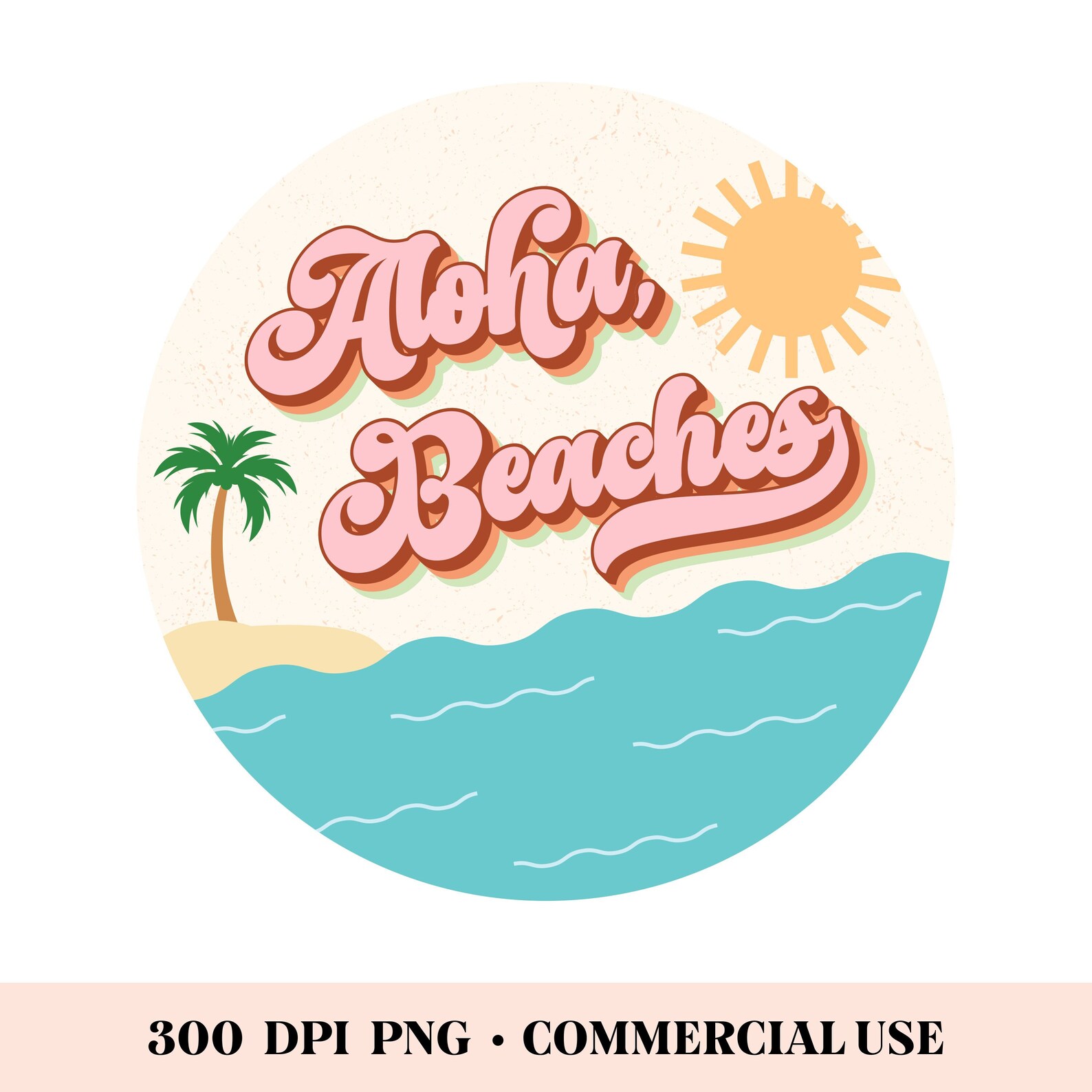 Aloha Beaches PNG Aloha Beaches Sublimation Beach PNG Beach - Etsy