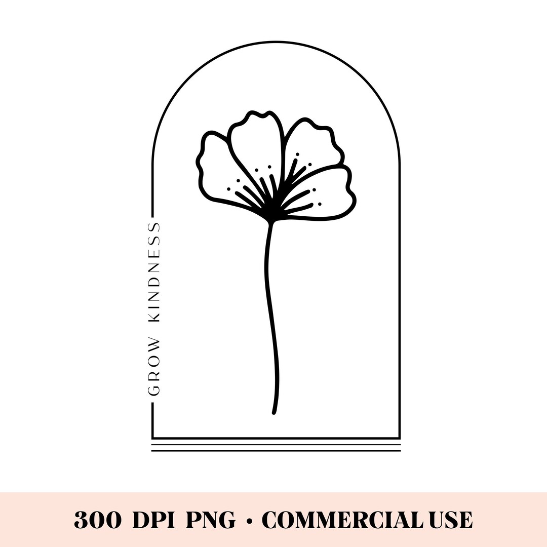 Commercial Use Grow Kindness PNG, Grow Kindness Sublimation Design ...