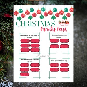 Christmas Family Feud | Fun Friendsmas Game | Printable Christmas Games ...