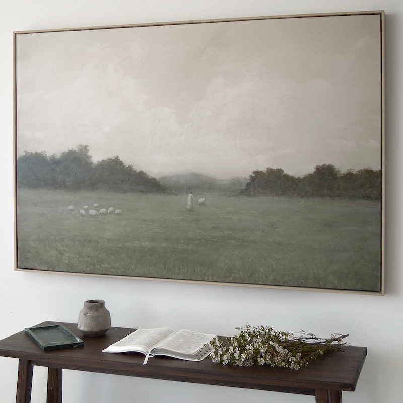 Sheep Photo on Canvas - Etsy