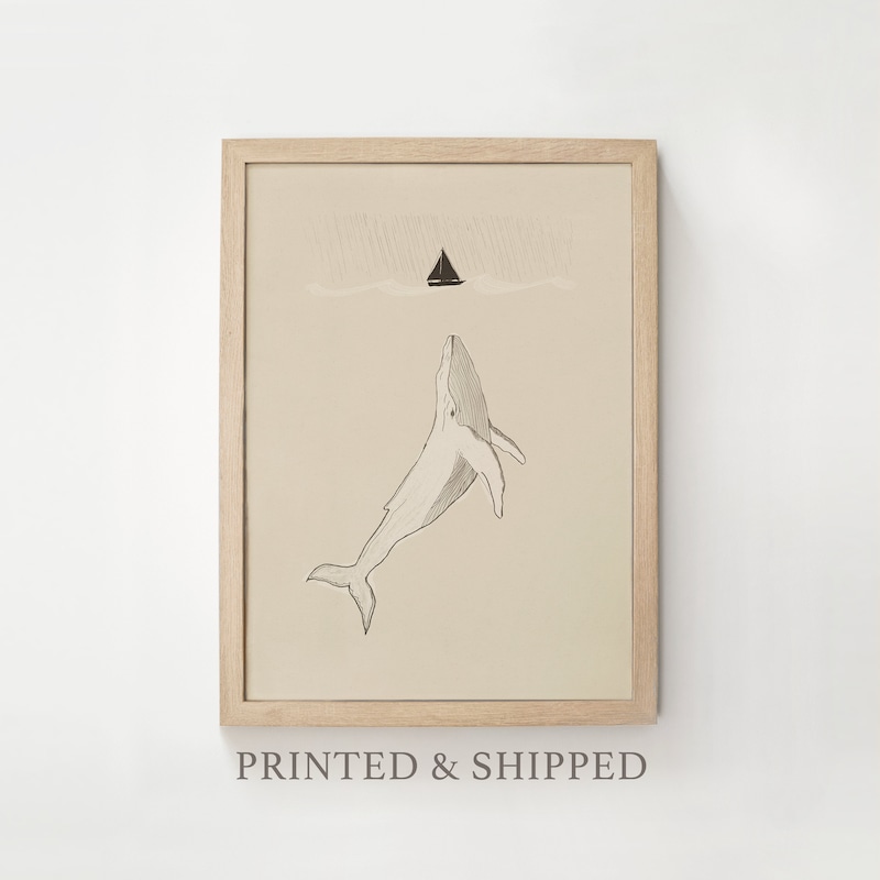 The Whale Frame - Etsy