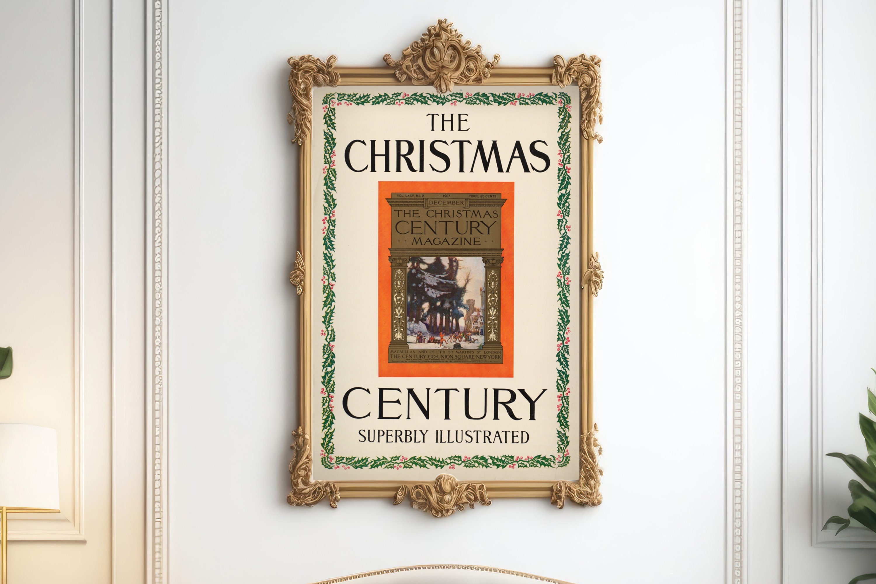 Vintage Christmas Magazine Cover - Etsy