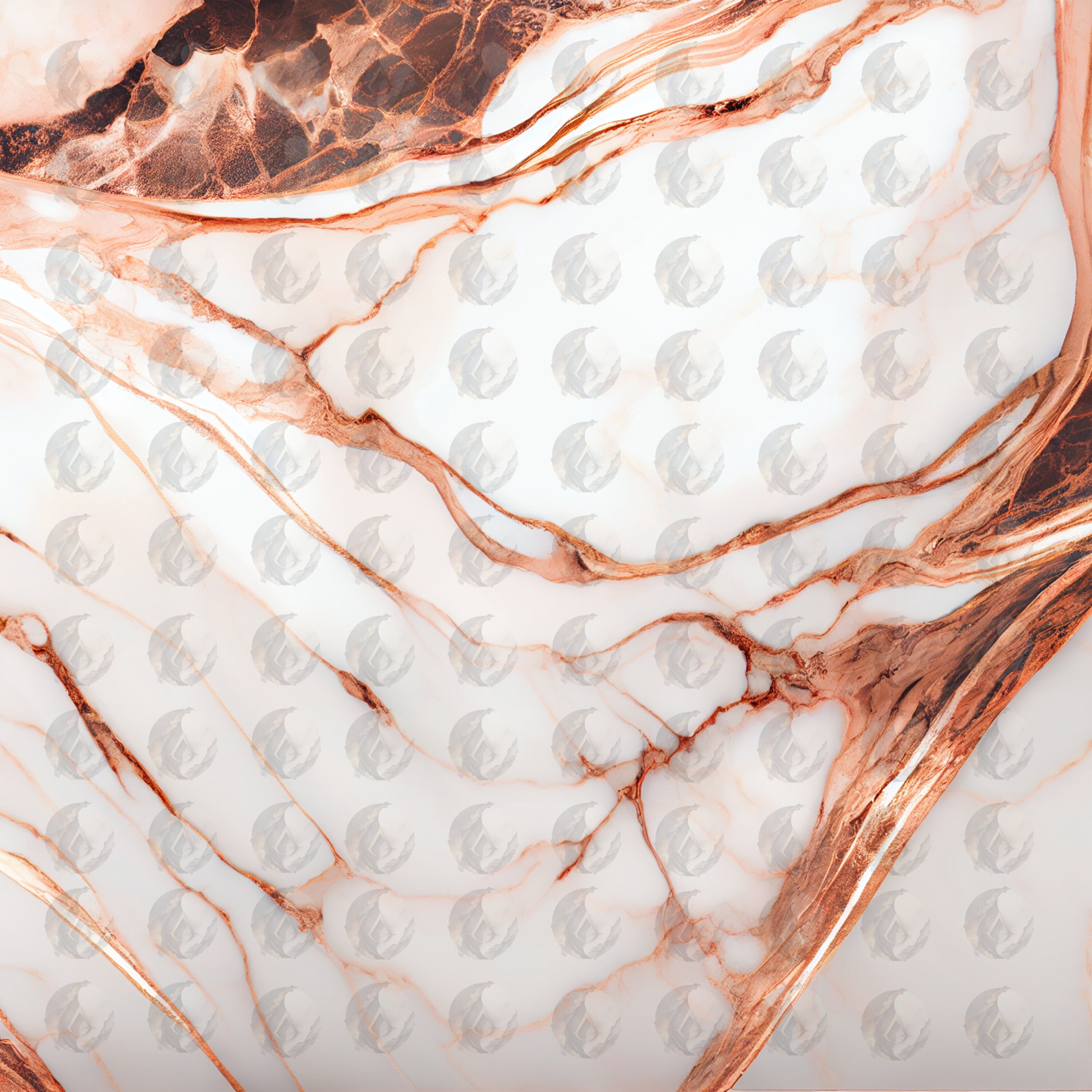 Rose Gold Marble Digital Paper Seamless Marble Digital - Etsy