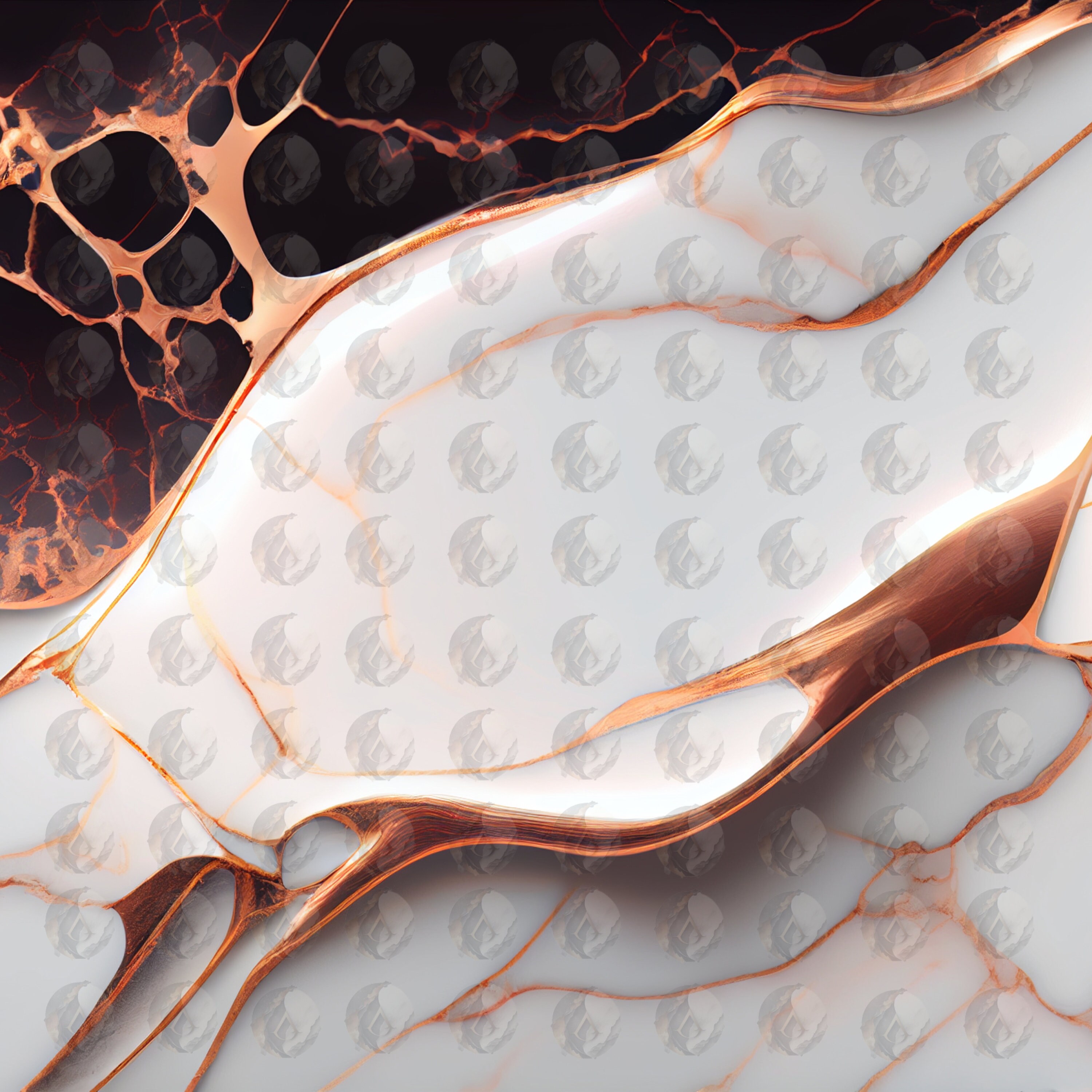 Rose Gold Marble Digital Paper Seamless Marble Digital - Etsy