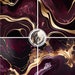 Burgundy Gold Marble Digital Paper - Printable Paper for DIY | Perfect ...