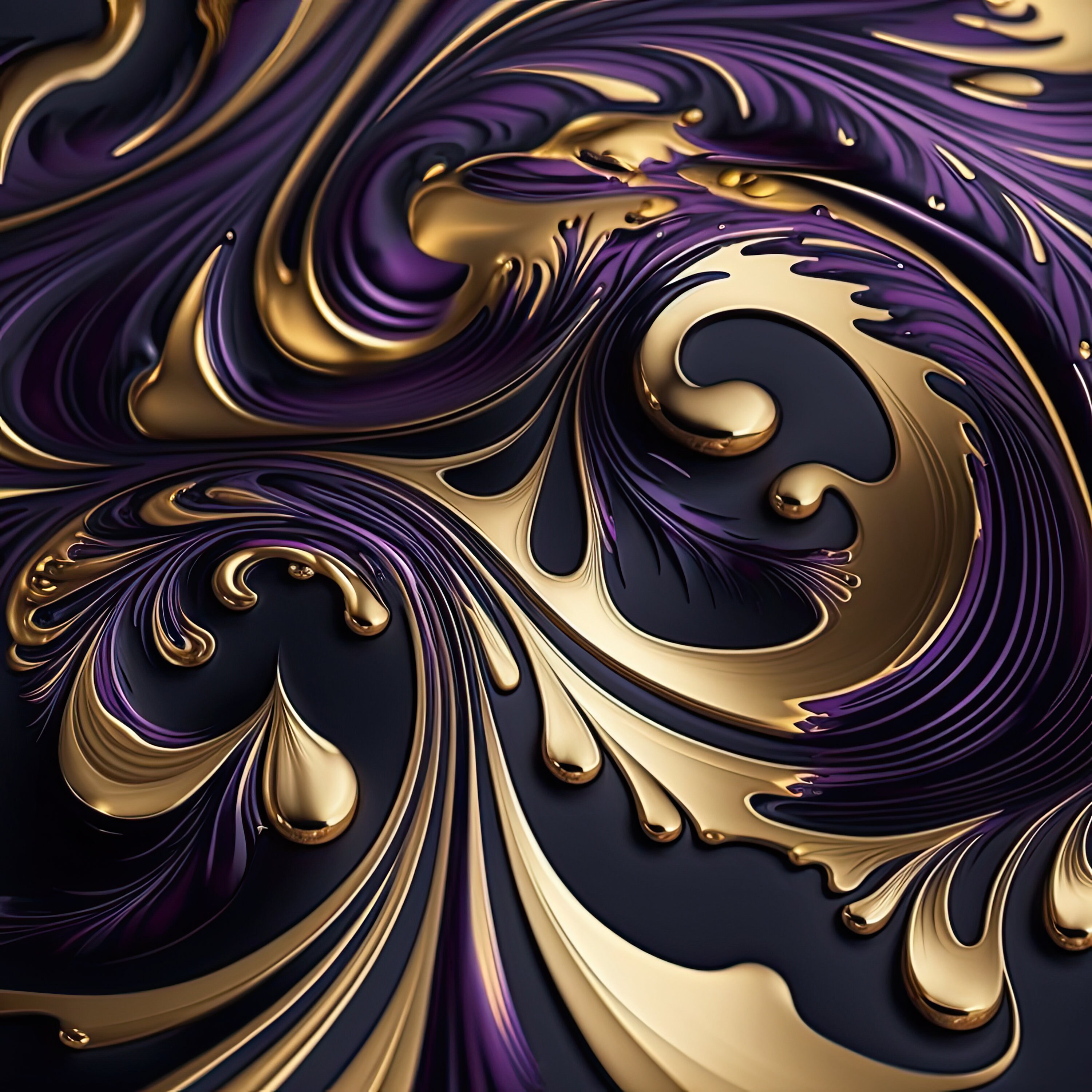 Purple and Gold Marble Digital Paper Perfect for DIY Arts - Etsy