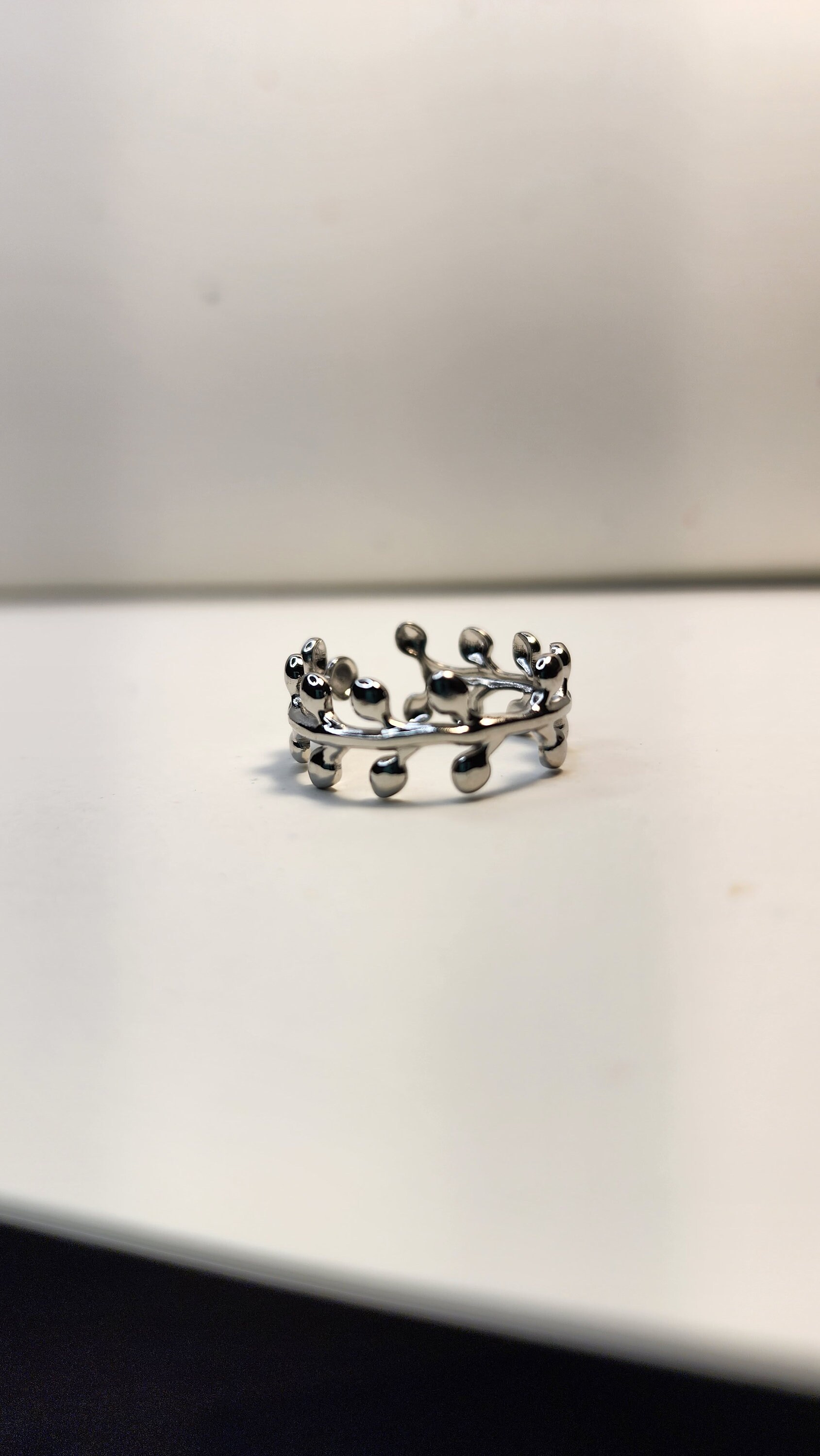 Dainty Ring - Tangled Ring - 18k Stainless Steel Ring - Adjustable Ring ...