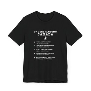 Canada Jargon Tee, Understanding Canadian Patriotism Shirt, Unisex ...