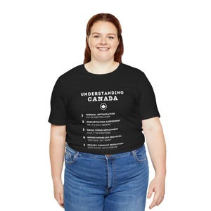 Canada Jargon Tee, Understanding Canadian Patriotism Shirt, Unisex ...