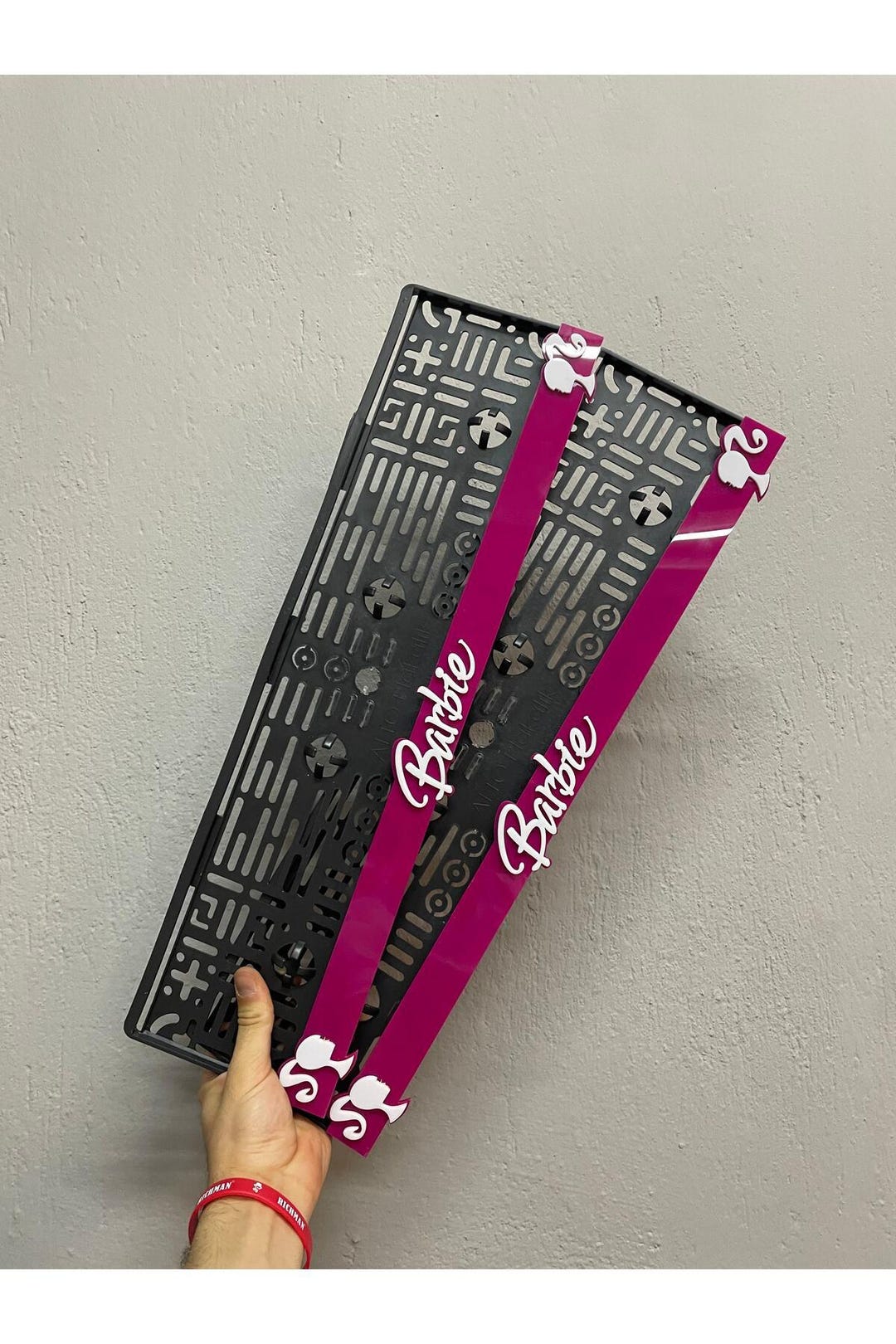 Barbie-themed Plexiglass Car License Plate Frame - Etsy