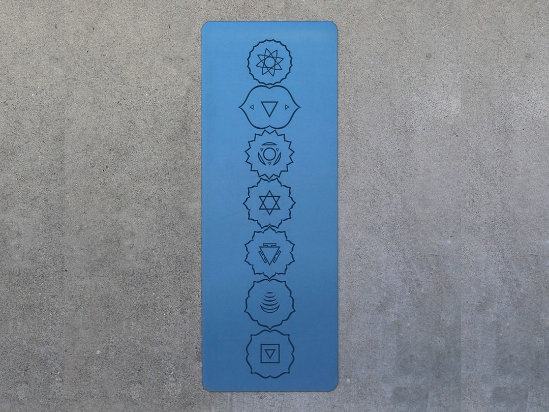 Chakra Energy - Engraved Artist Designed Yoga Mat - Etsy