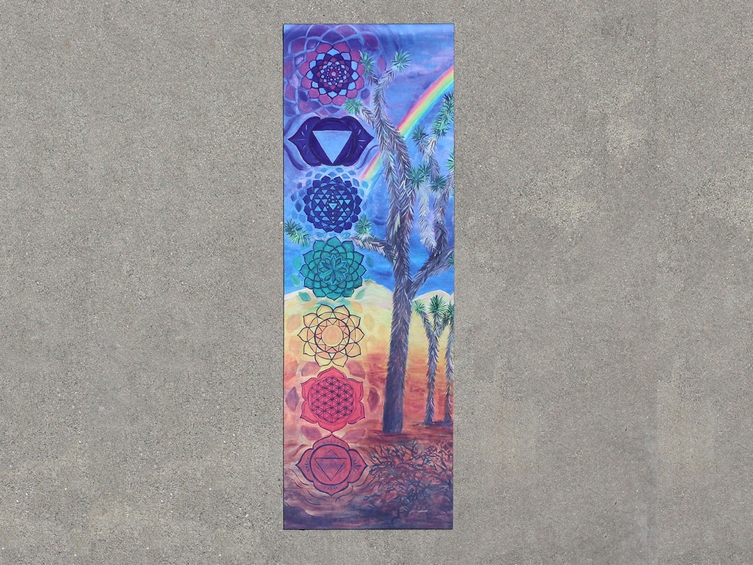 Joshua Tree Chakras - Artist Designed Yoga Mat - Etsy