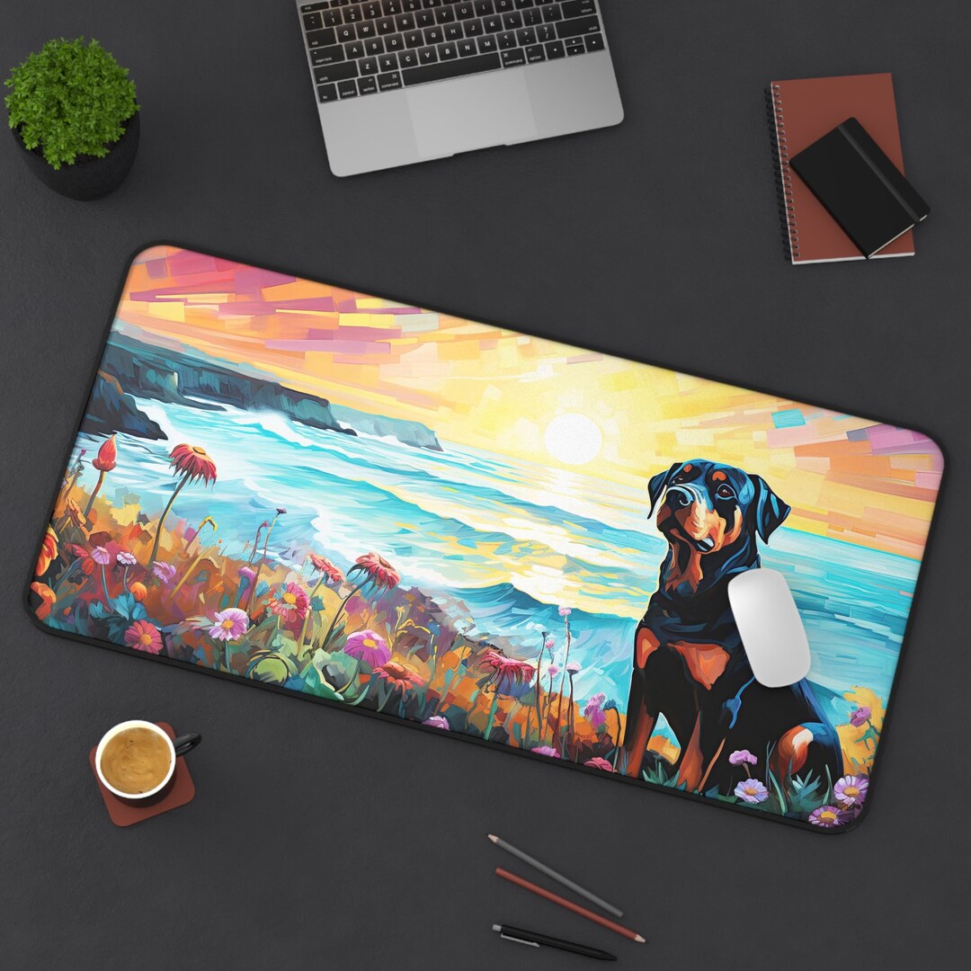 Rottweiler, Rottweiler Desk Mats, Desk Organizer, Rottie Gift ...