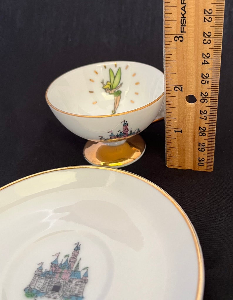 Tinkerbell Disneyland Teacup and Saucer - Etsy