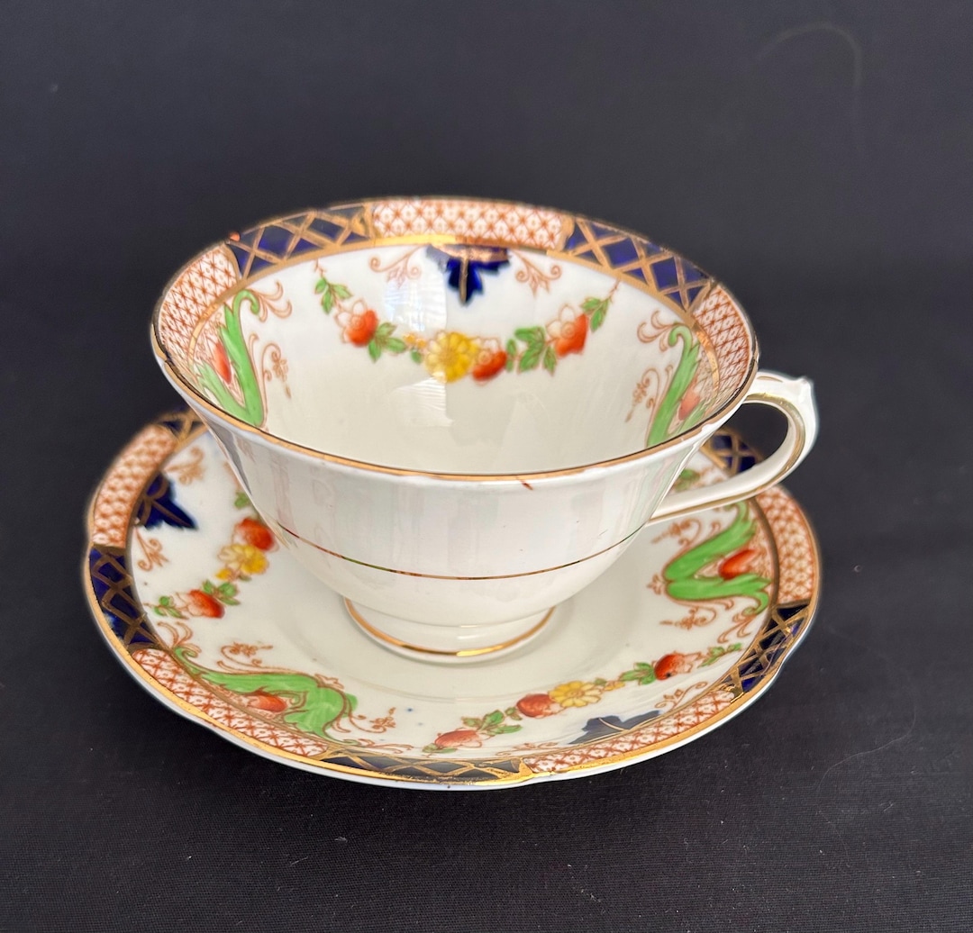 Tea Cup and Saucer Collingwoods 6853 Bone China England Hand Painted ...