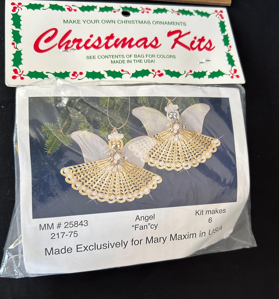 Make Your Own Christmas Ornaments Christmas Kit Complete With Materials ...