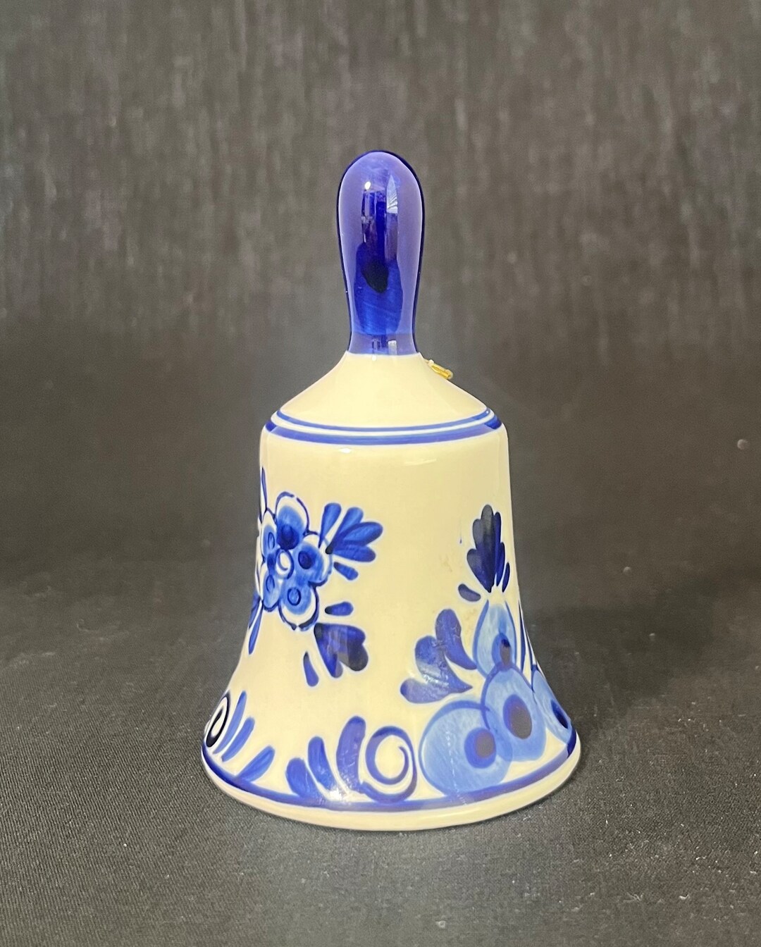 Delft Blue Handpainted Bell Vintage - Etsy