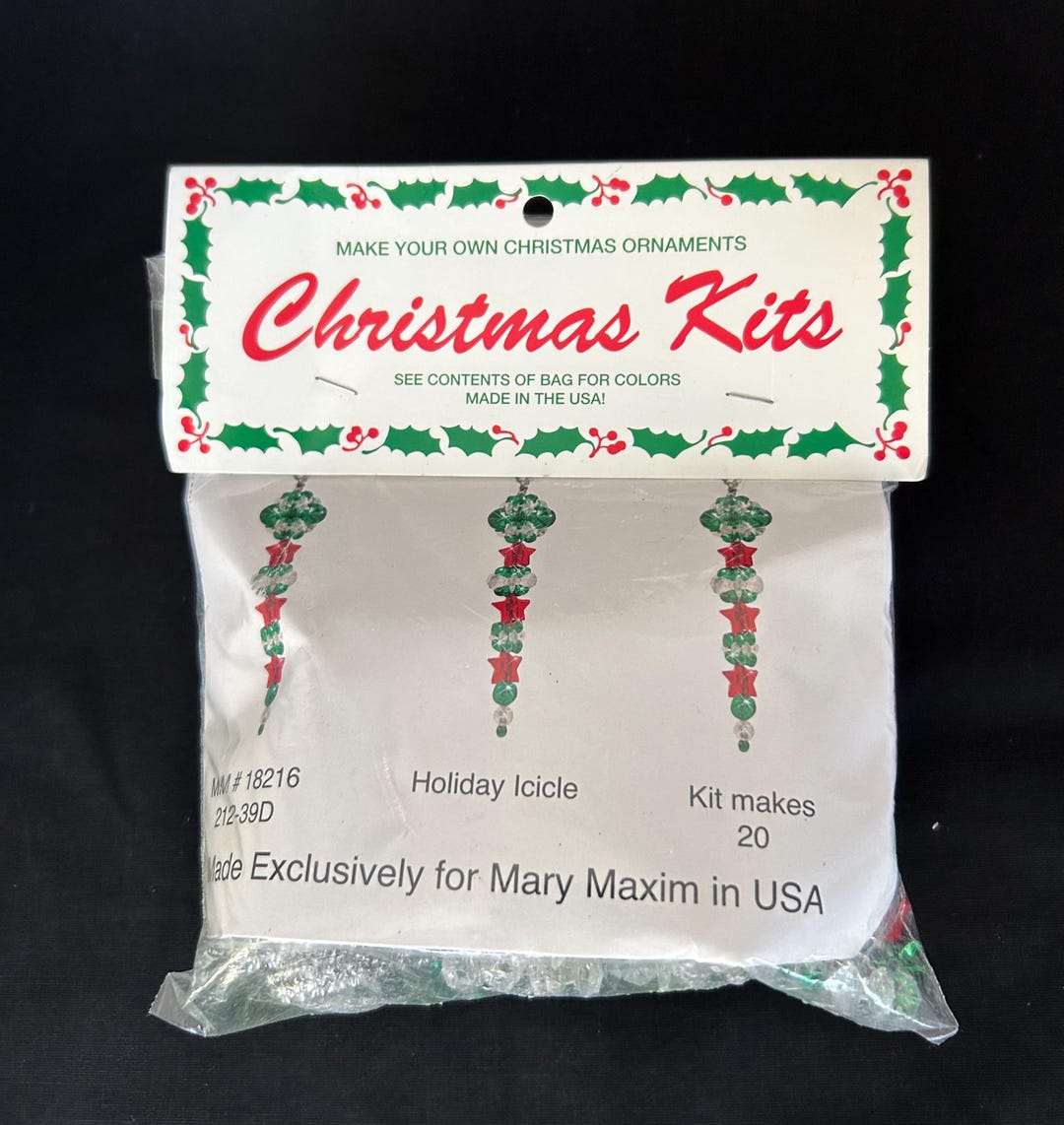 Make Your Own Christmas Ornaments Christmas Kit Complete With Materials ...