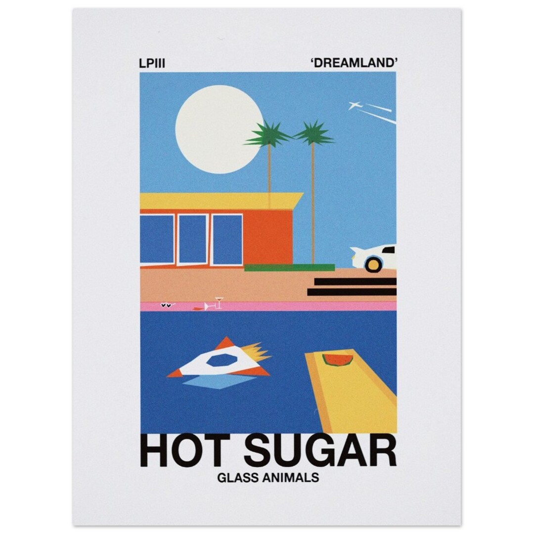 Glass Animals Hot Sugar Poster - Etsy