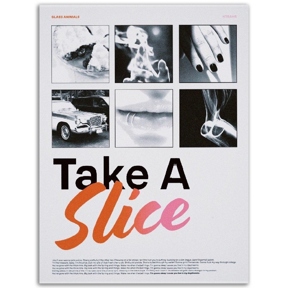 Glass Animals Take A Slice Poster - Etsy