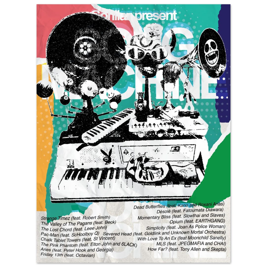 Gorillaz - Song Machine Poster - Etsy UK
