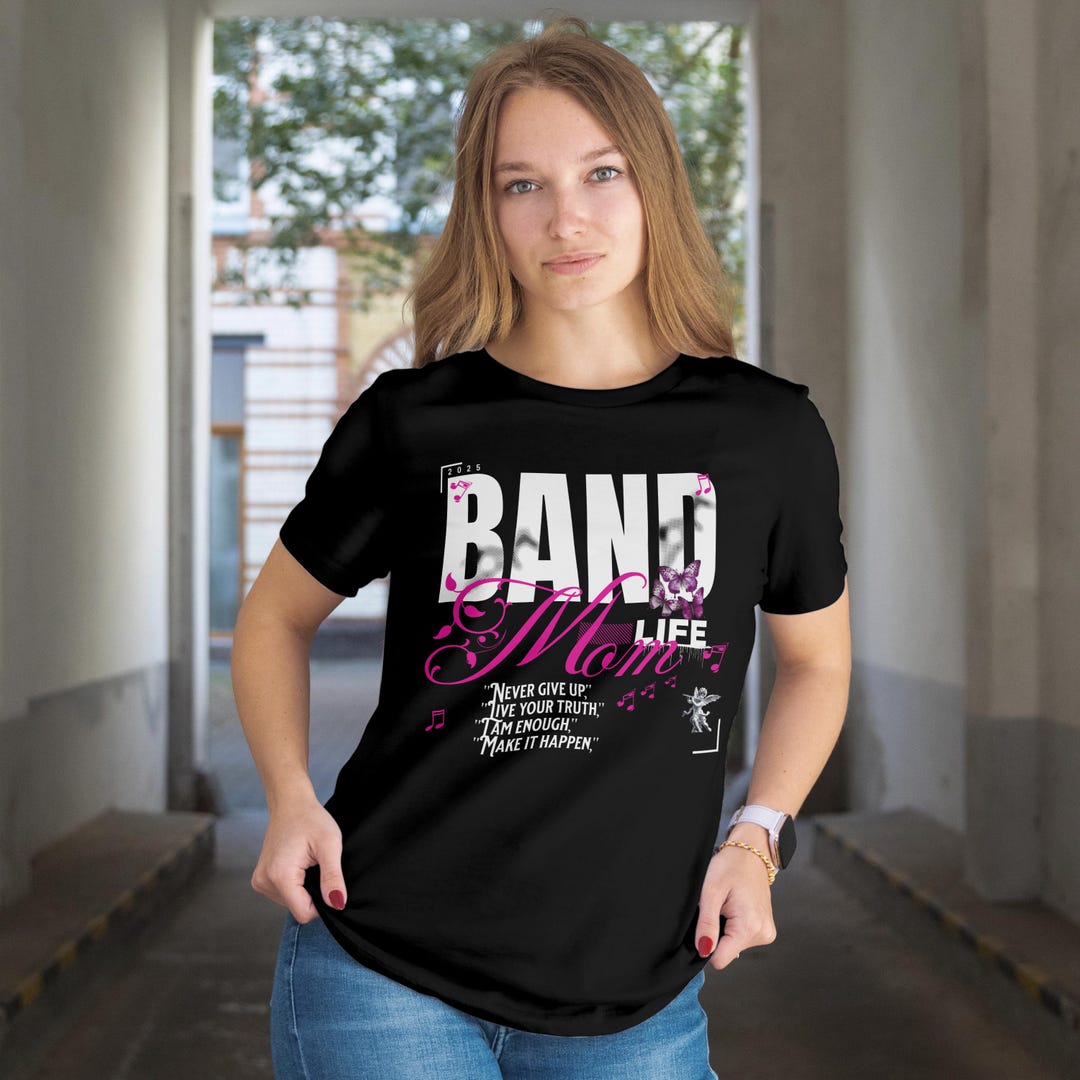 Band Mom Life Shirt, High School Marching Band Gift - Etsy