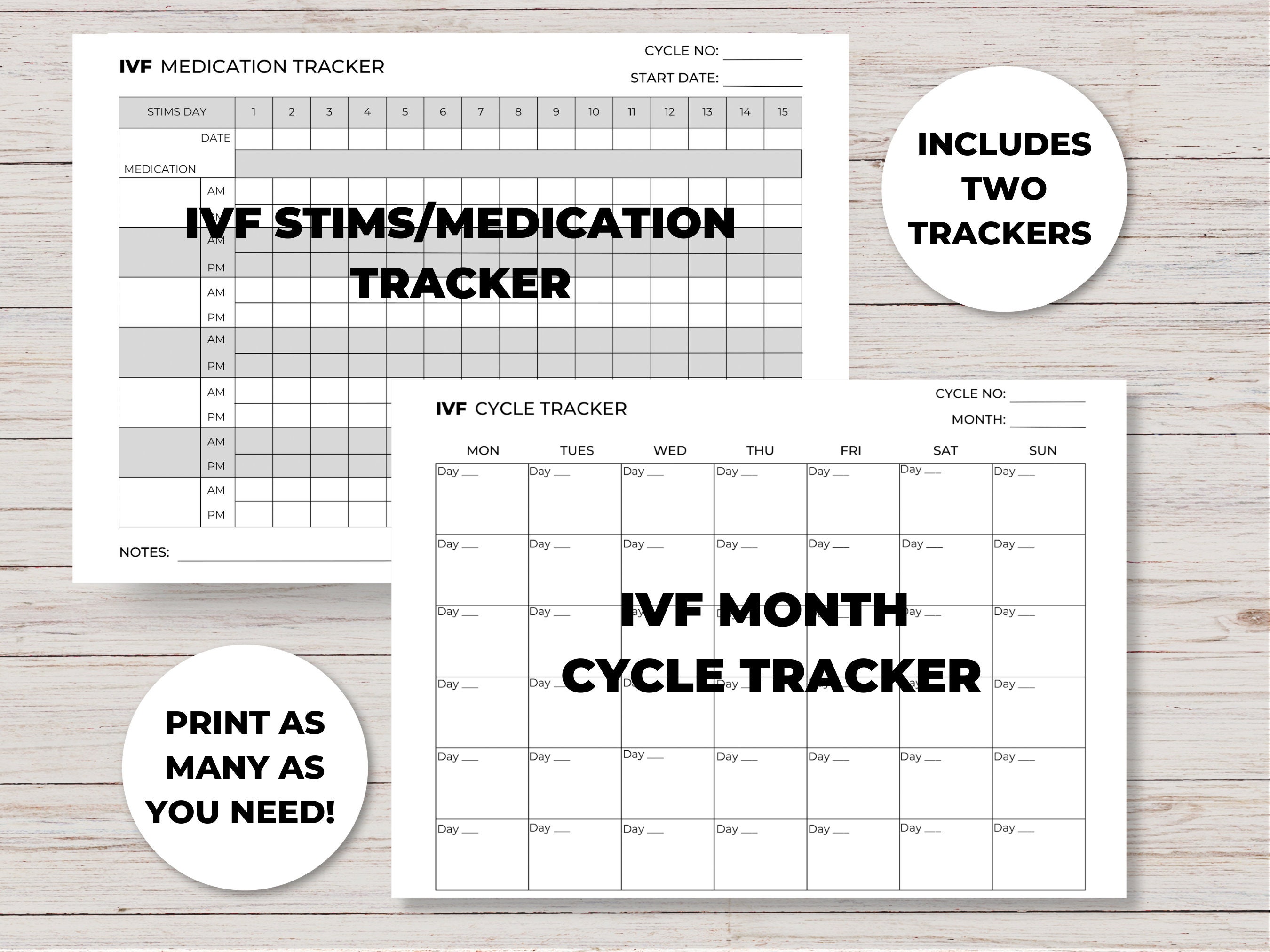 IVF Medication Tracker Minimalist IVF Tracker Printable - Etsy Australia