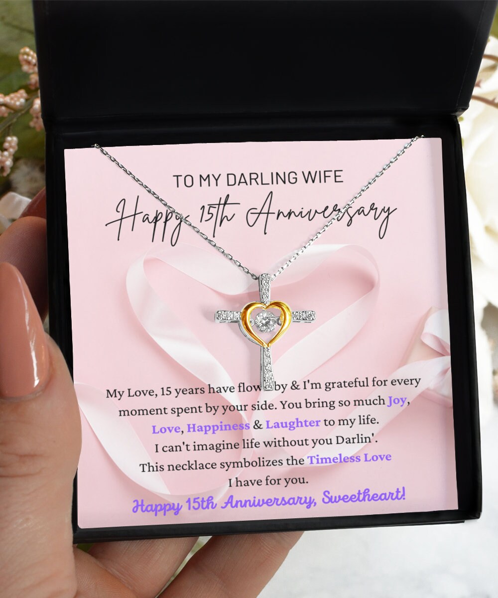 15 Year Anniversary Gift for Wife, 15 Year Anniversary Gift for Her, 15 ...