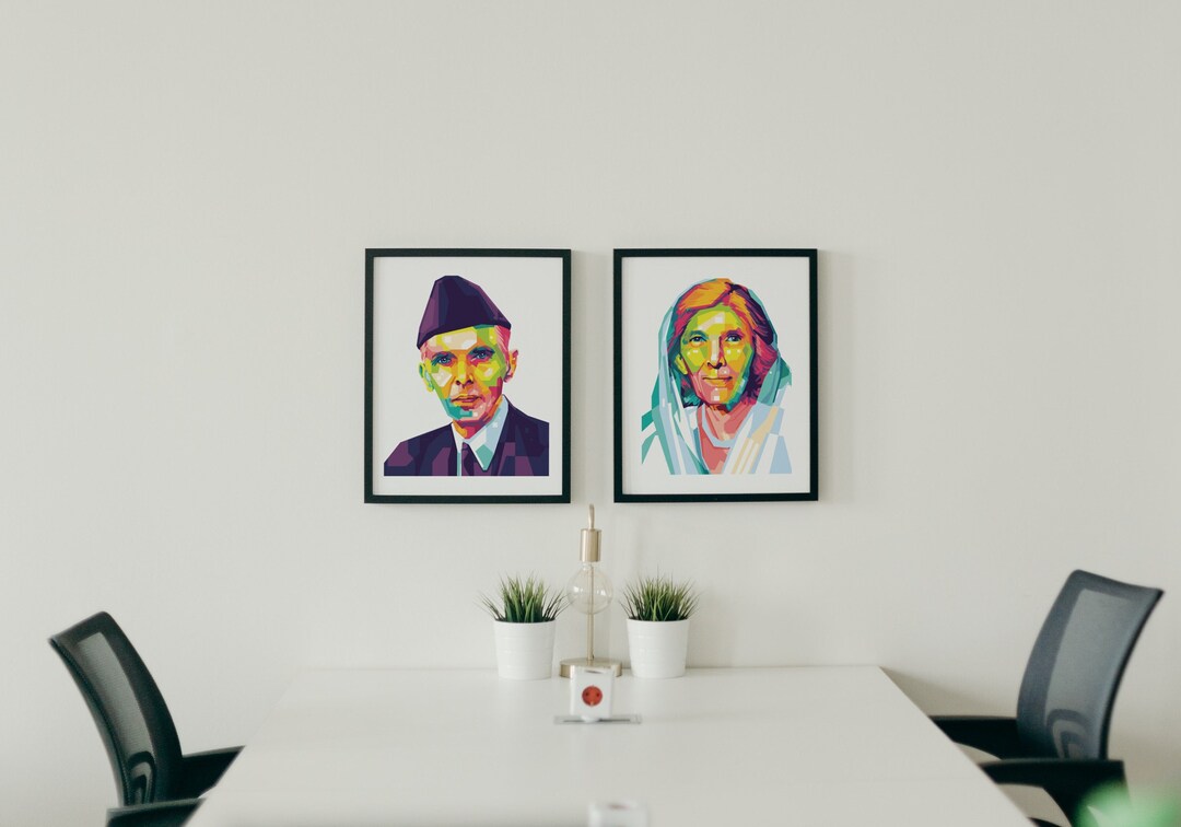 Qaid-e-azam Muhammad Ali Jinnah and Madar-e-milat Fatima - Etsy