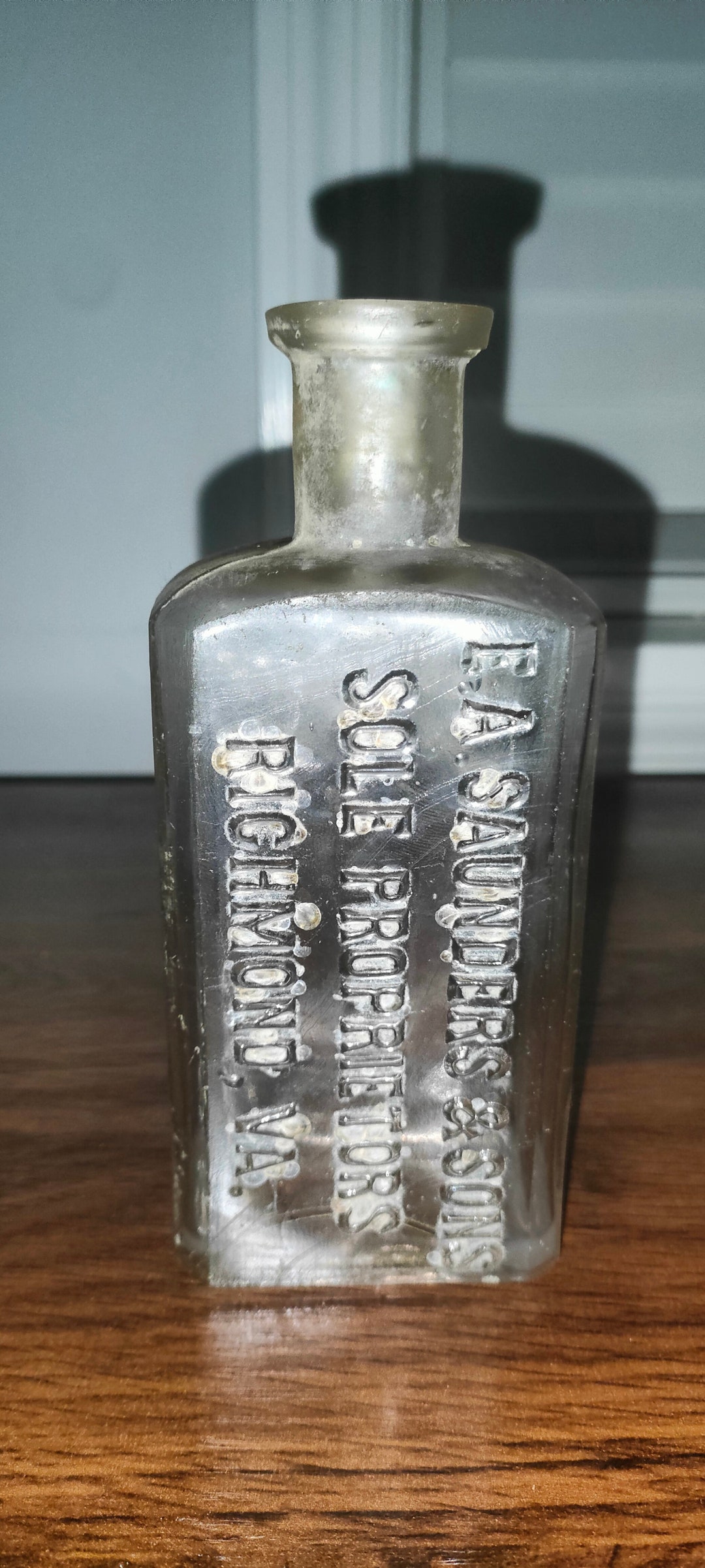 E.A. Saunders & Sons Richmond, VA Bottle - Etsy