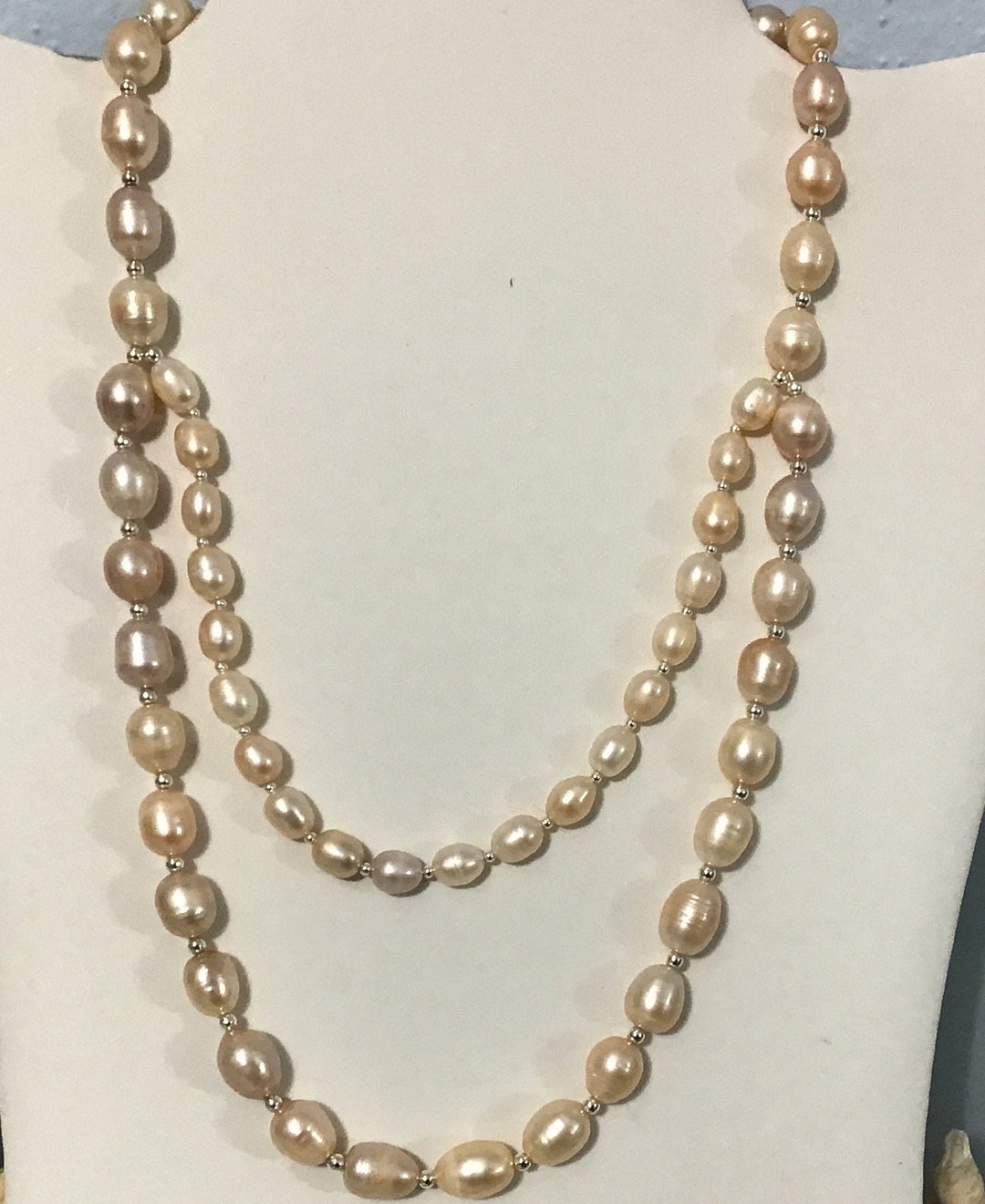 Bougie Lady (貴夫人) — Authentic Freshwater Cultured Pearl Necklace - Etsy